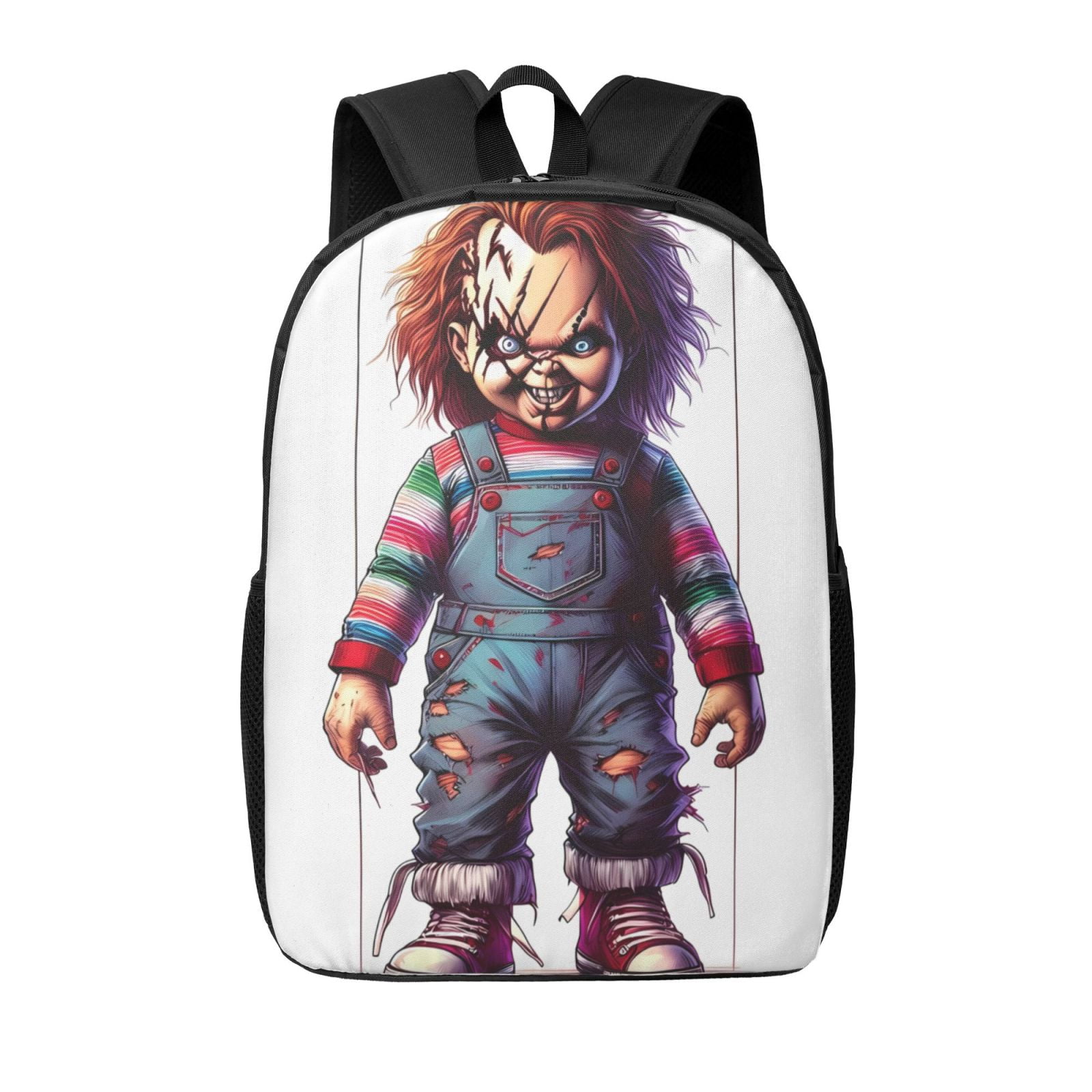 Lsque Chucky Print 17in Student Backpack - School, Travel, Work Bookbag ...