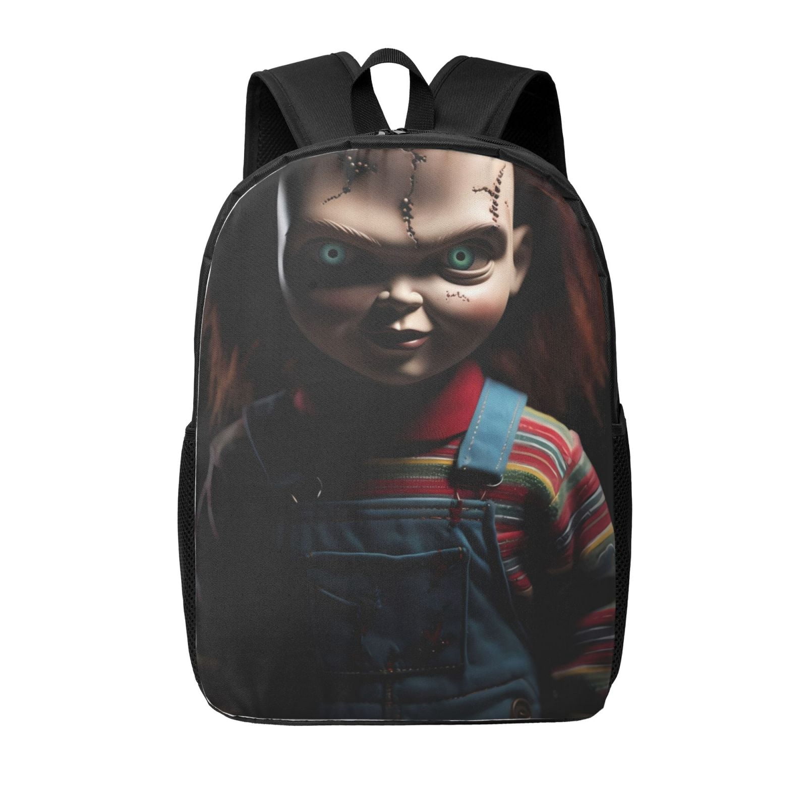 Lsque Chucky Print 17in Student Backpack - School, Travel, Work Bookbag ...