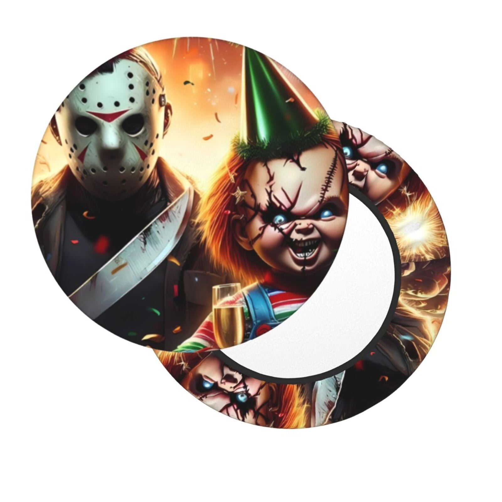 Lsque Chucky Round Bar chair cushion covers Velvet Fabric Premium ...