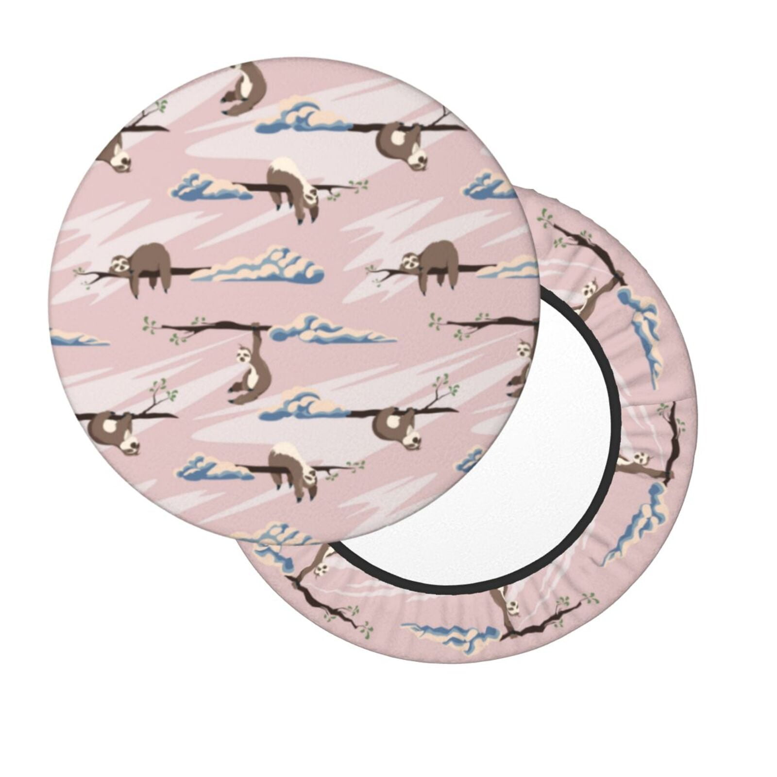 Lsque Cloud Sloth Round Bar chair cushion covers Velvet Fabric Premium ...