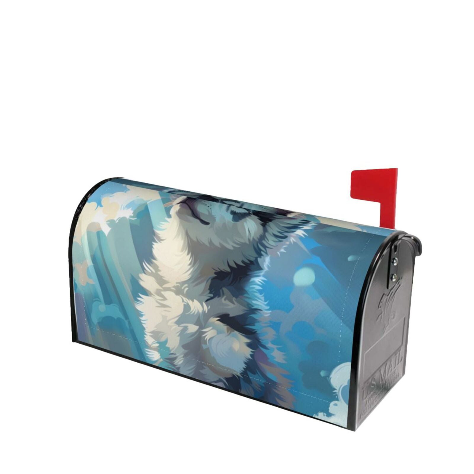 Lsque Cloud Sunshine Puppy Mailbox Cover Standard Size ,Magnetic ...