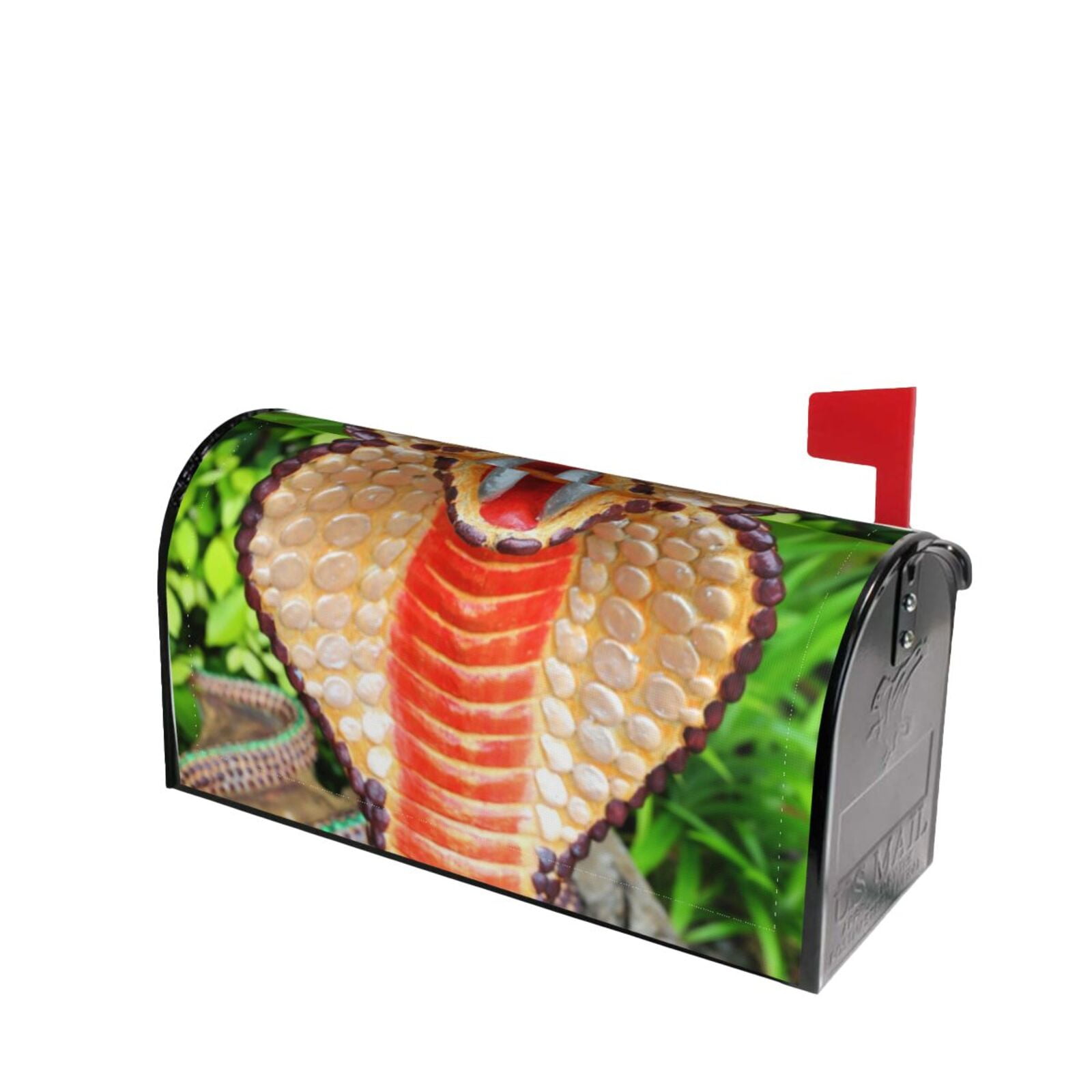 Lsque Cobra Snake Mailbox Cover Standard Size ,Magnetic Mailbox Covers ...