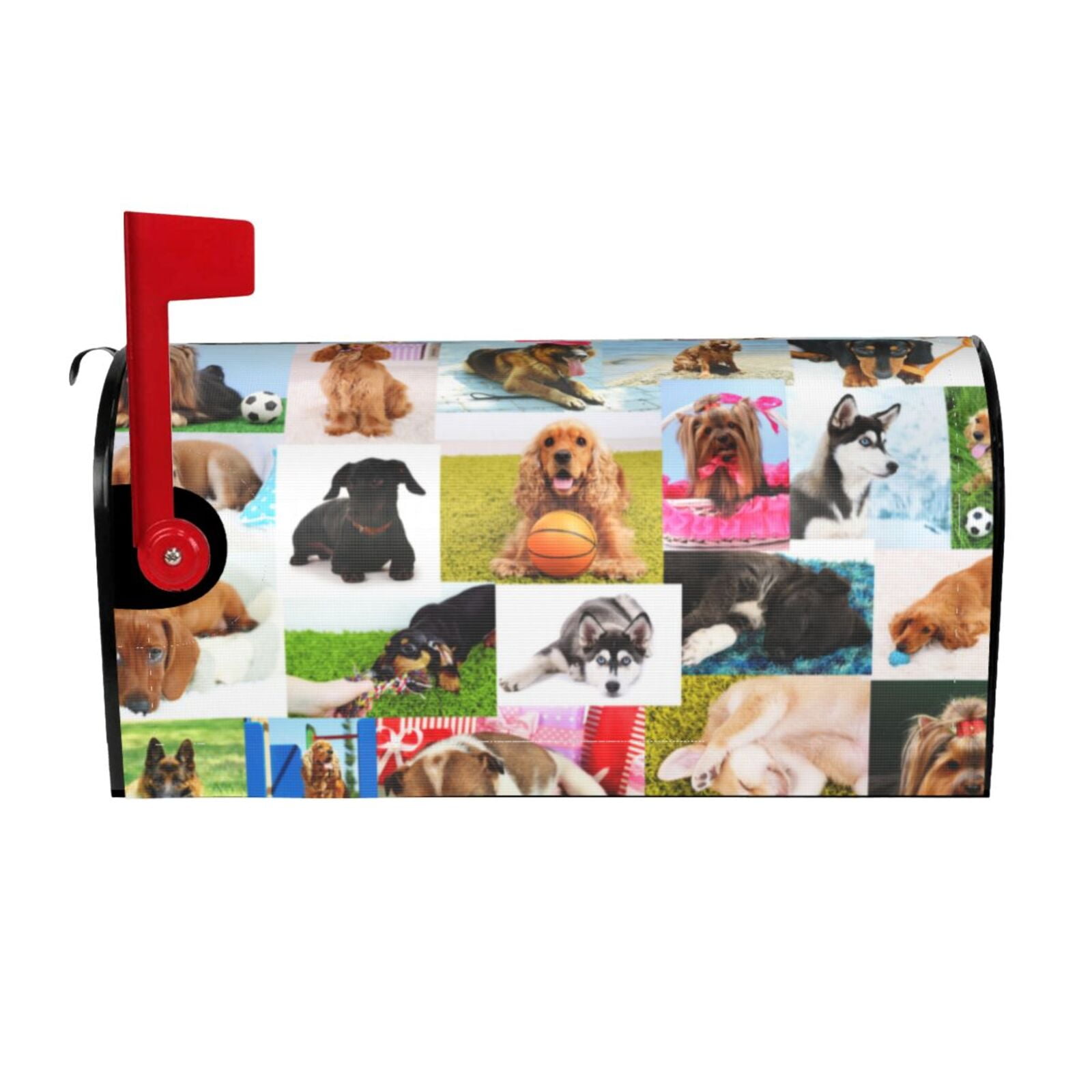 Lsque Collage of pretty dogs Mailbox Cover Standard Size ,Magnetic ...
