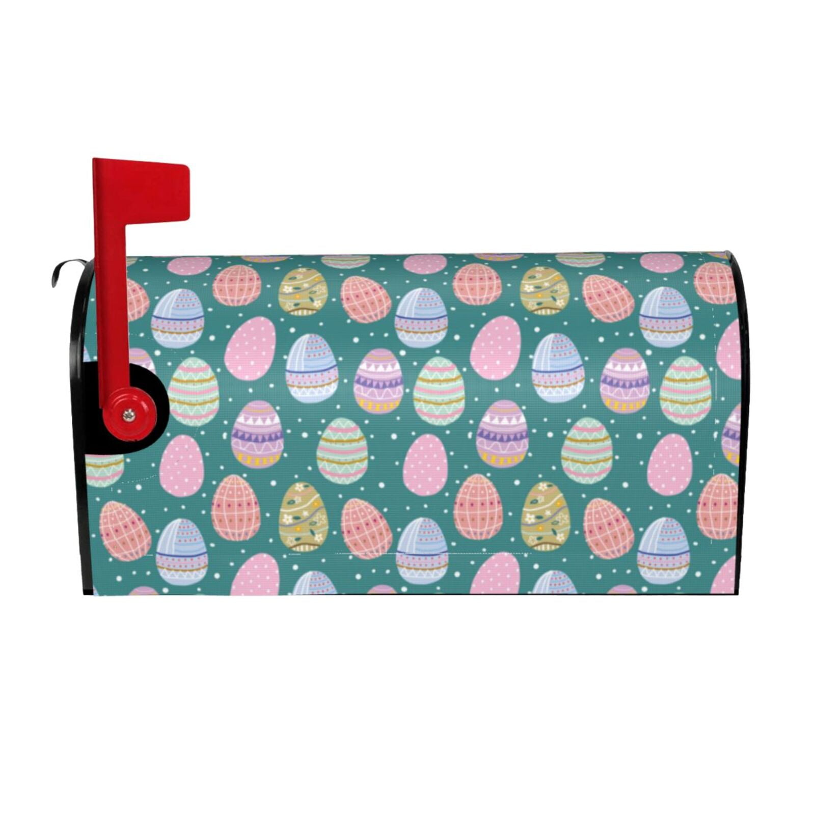 Lsque Colorful Easter eggs Mailbox Cover Standard Size ,Magnetic ...