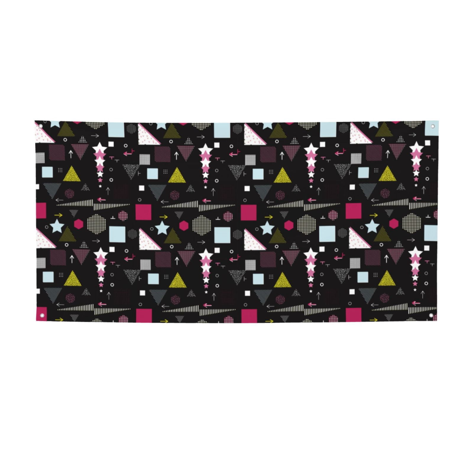 Lsque Colorful Geometry Pattern Party Banner, Festive Banner , Holiday ...