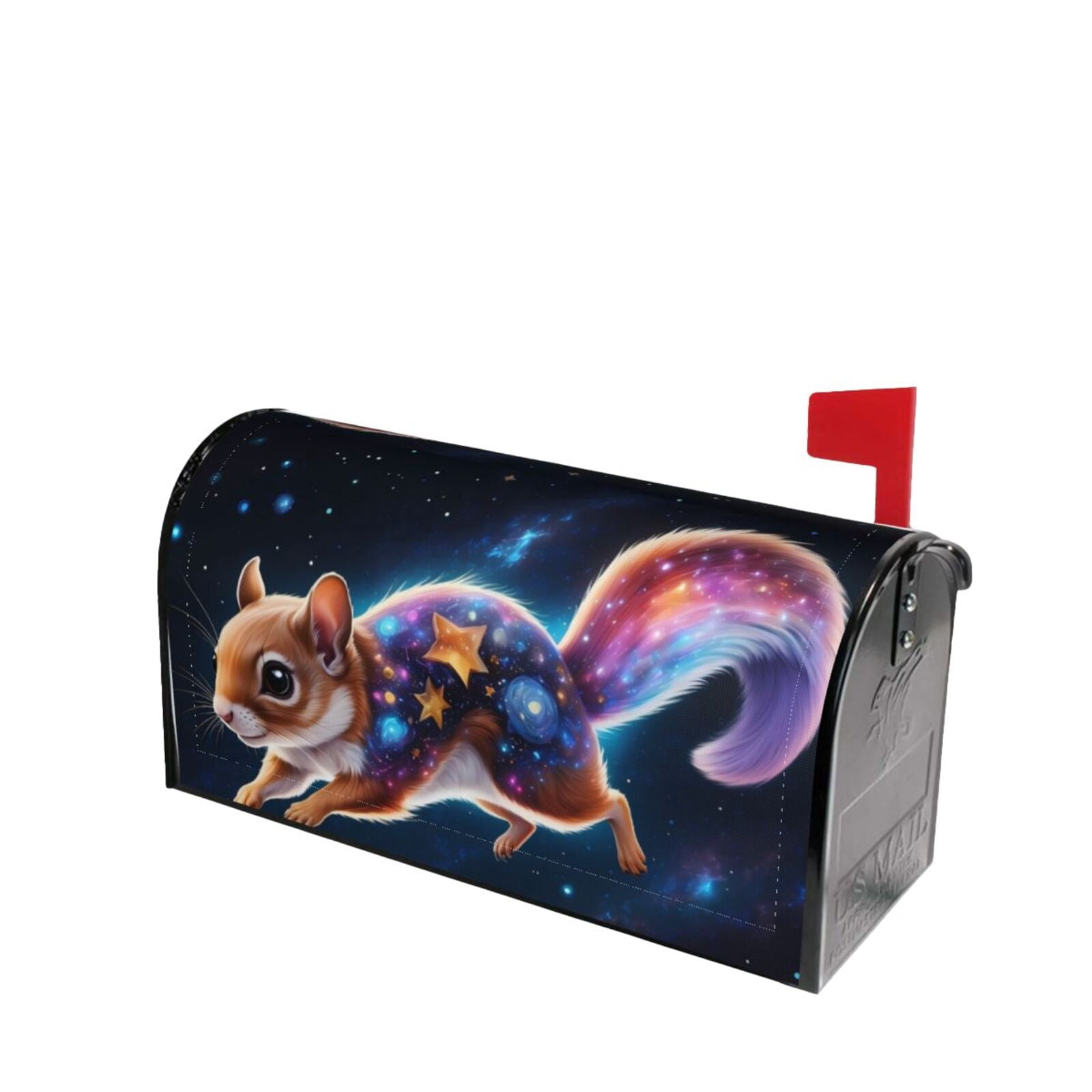 Lsque Colorful Star River Squirrel Mailbox Cover Standard Size ...