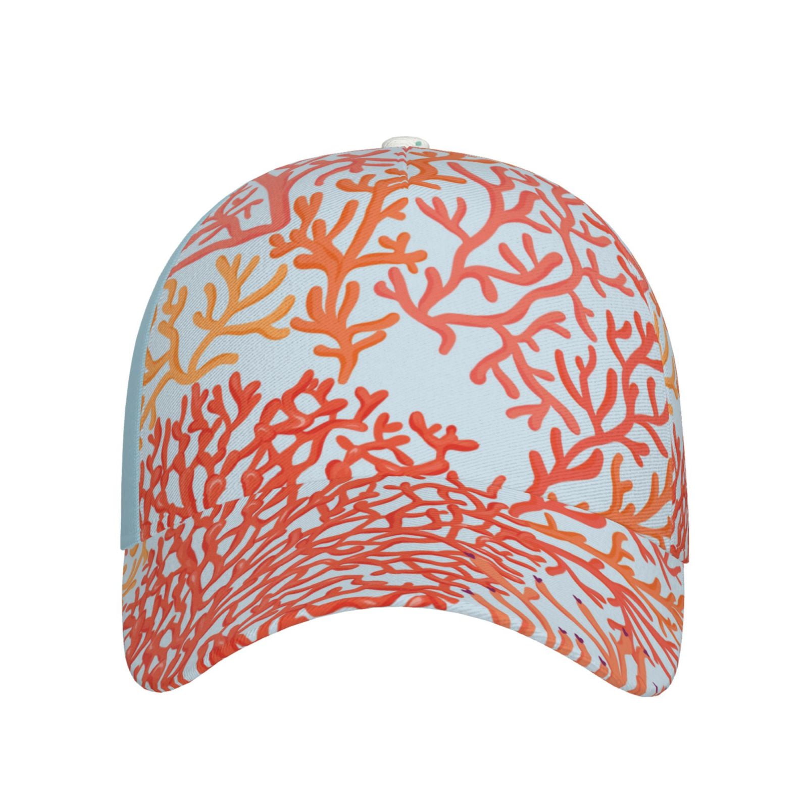 Lsque Corals Baseball Cap Trucker Low Profile Hat Golf Dad Hat ...
