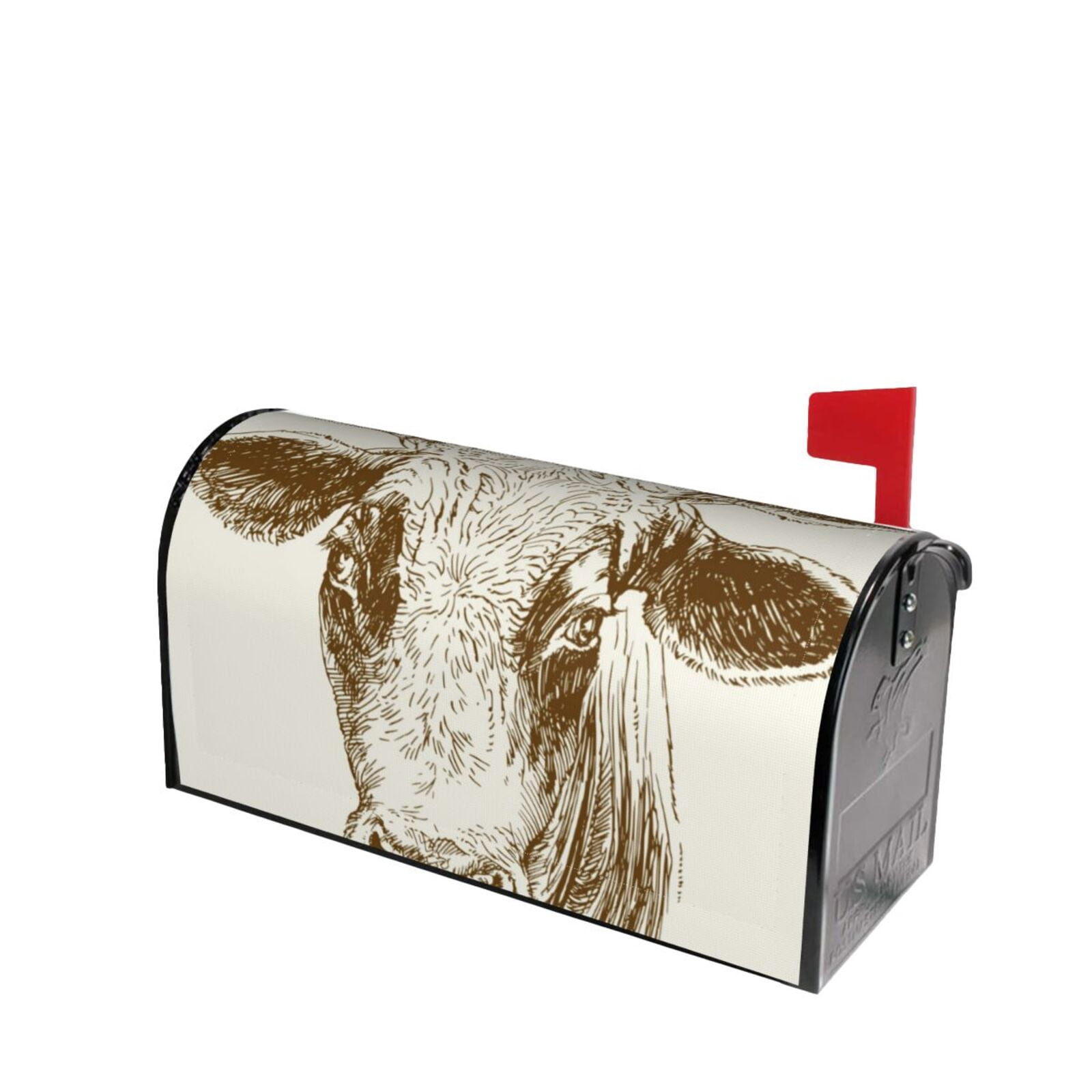 Lsque Cow Mailbox Cover Standard Size ,Magnetic Mailbox Covers Post ...