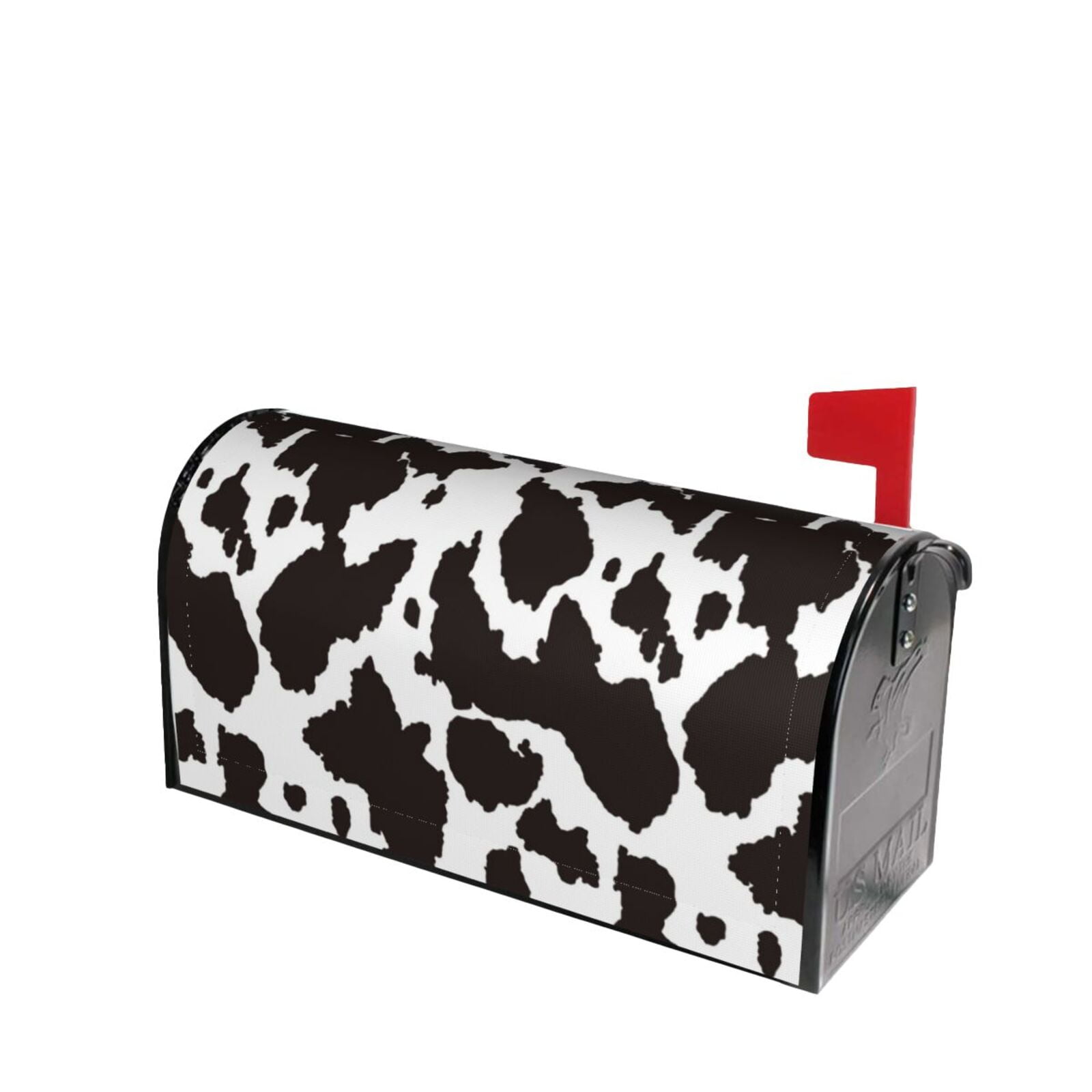 Lsque Cow Skin 2 Mailbox Cover Standard Size ,Magnetic Mailbox Covers ...