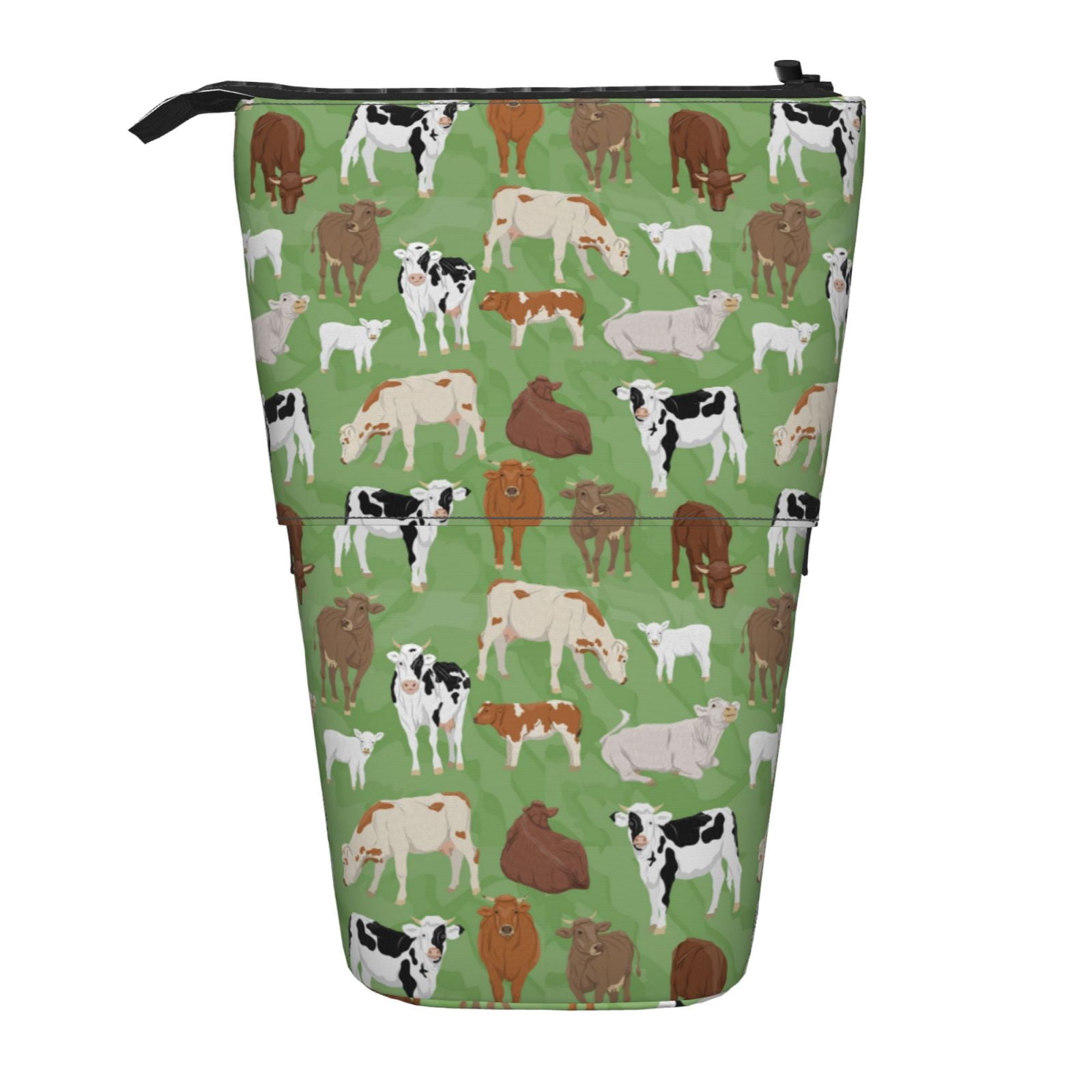 Lsque Cows And Calves Pattern Telescopic Pencil Bag Pen Holder ...