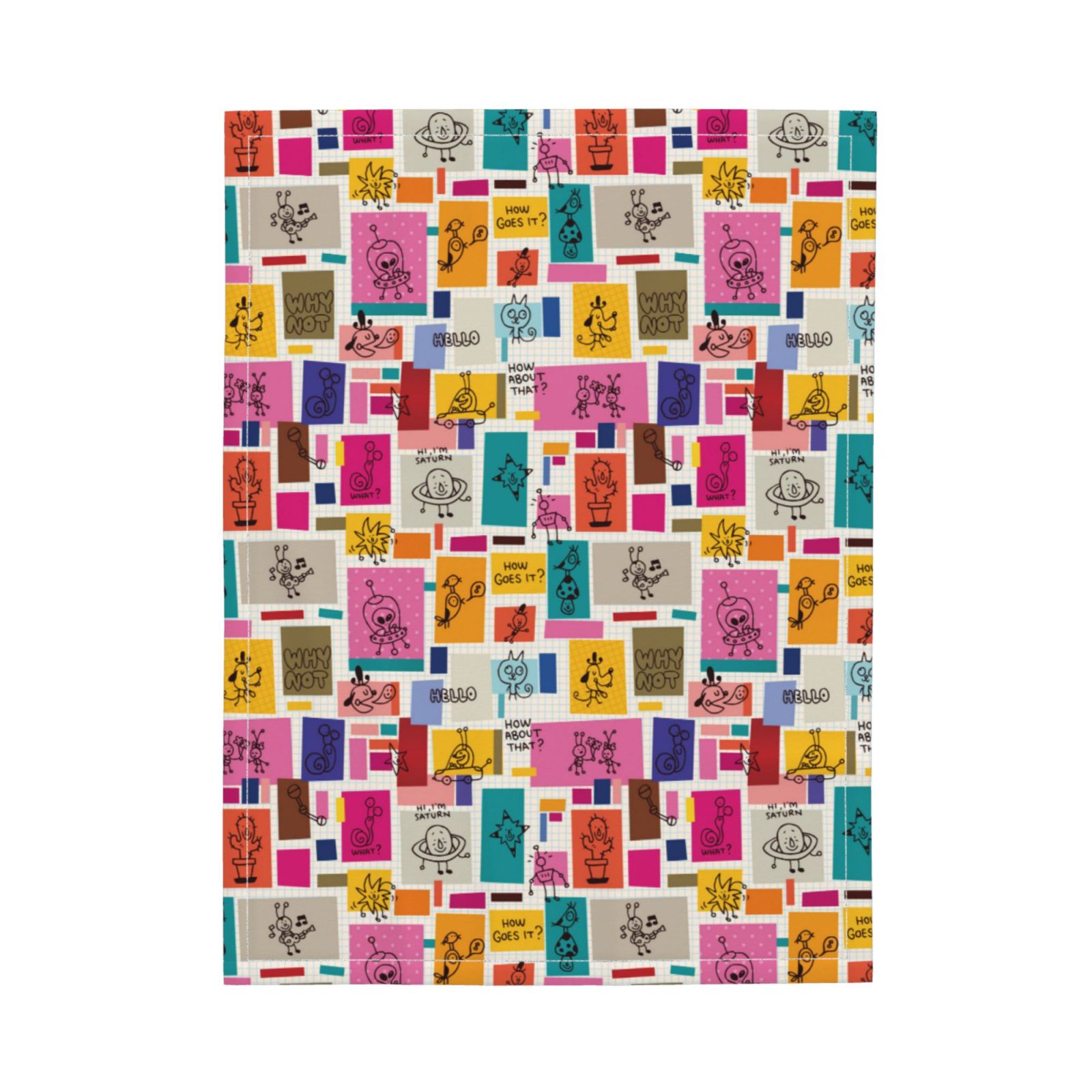 Lsque Cozy Soft Warm Baby Blanket for Infant Toddler's Crib Cot Stroller Gifts for Baby Boys All ...