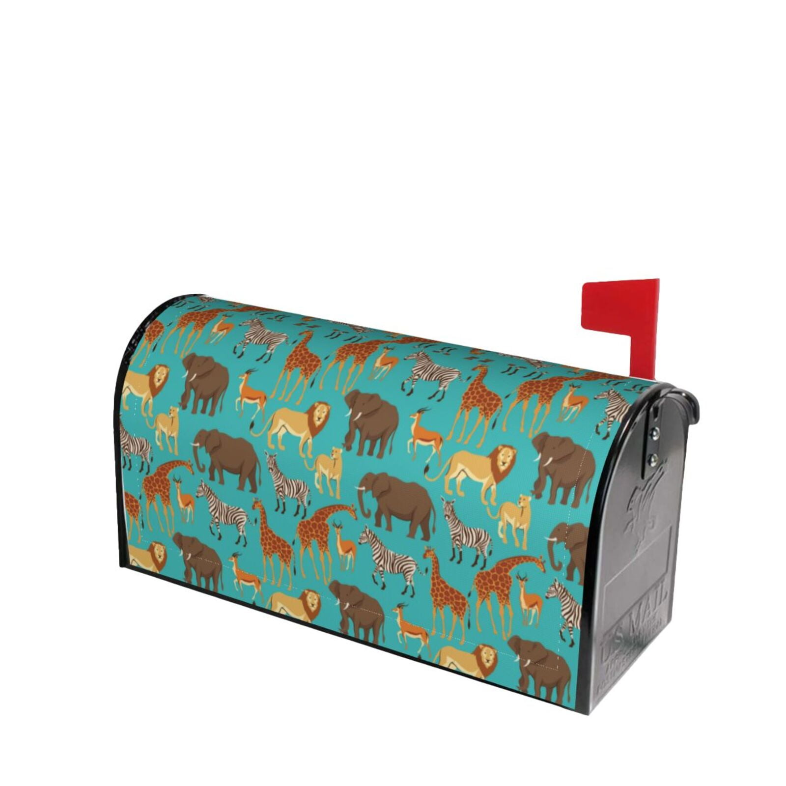 Lsque Cute Animals Mailbox Cover Standard Size ,Magnetic Mailbox Covers ...