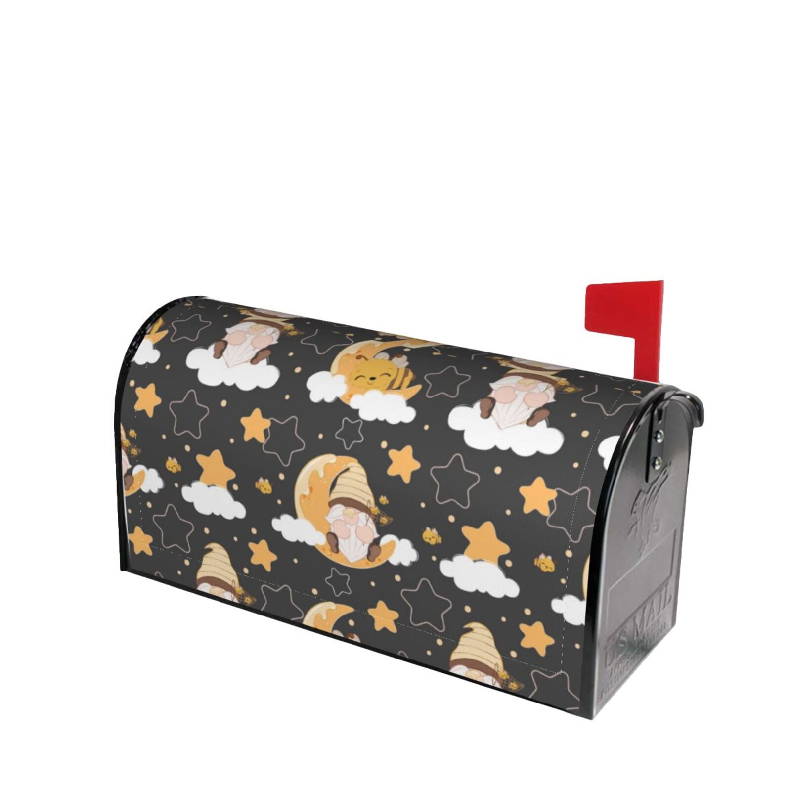 Lsque Cute Bee Gnome Mailbox Cover Standard Size ,Magnetic Mailbox ...