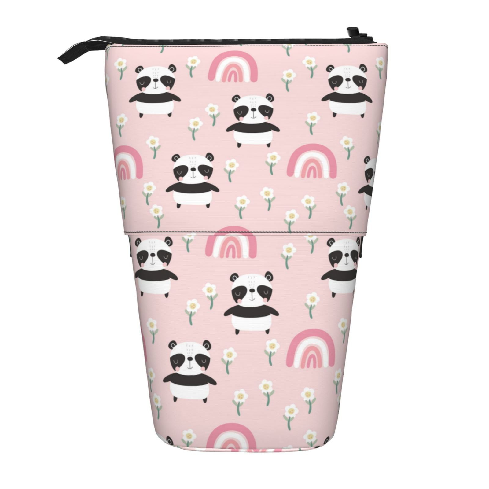 Lsque Cute Cartoon Panda Pattern Telescopic Pencil Bag Pen Holder ...