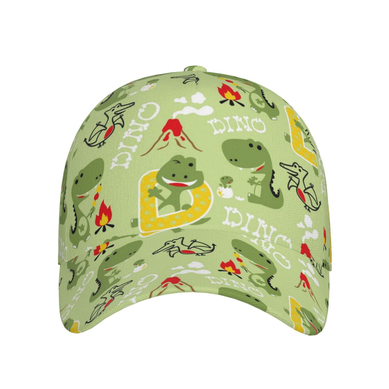 Lsque Cute Dinosaurs Cartoon Baseball Cap Trucker Low Profile Hat Golf ...