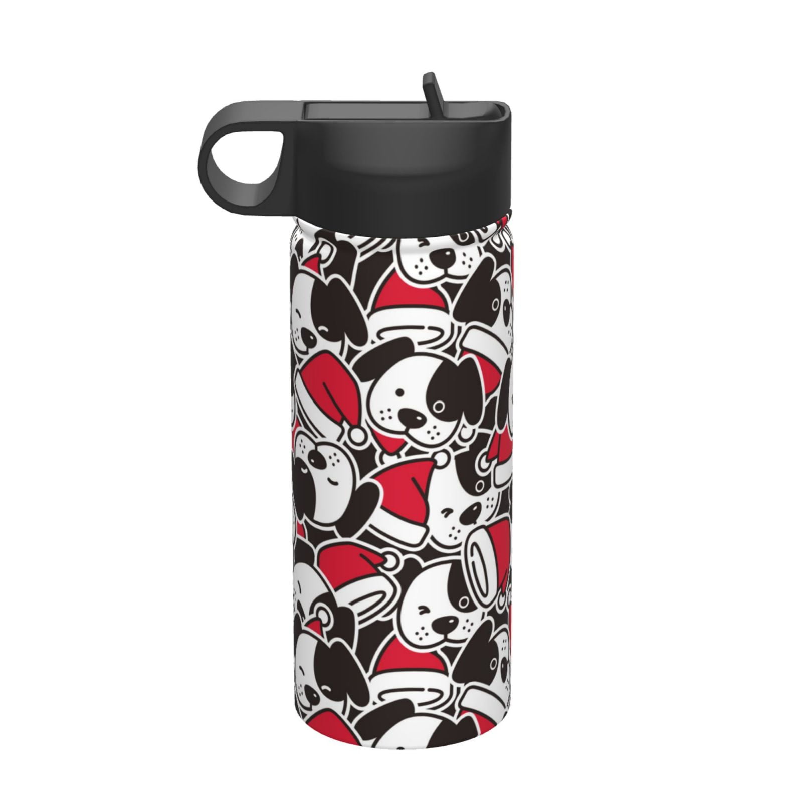 Lsque Cute Dog Pattern 18oz Sports Insulated Kettle With Straw ...