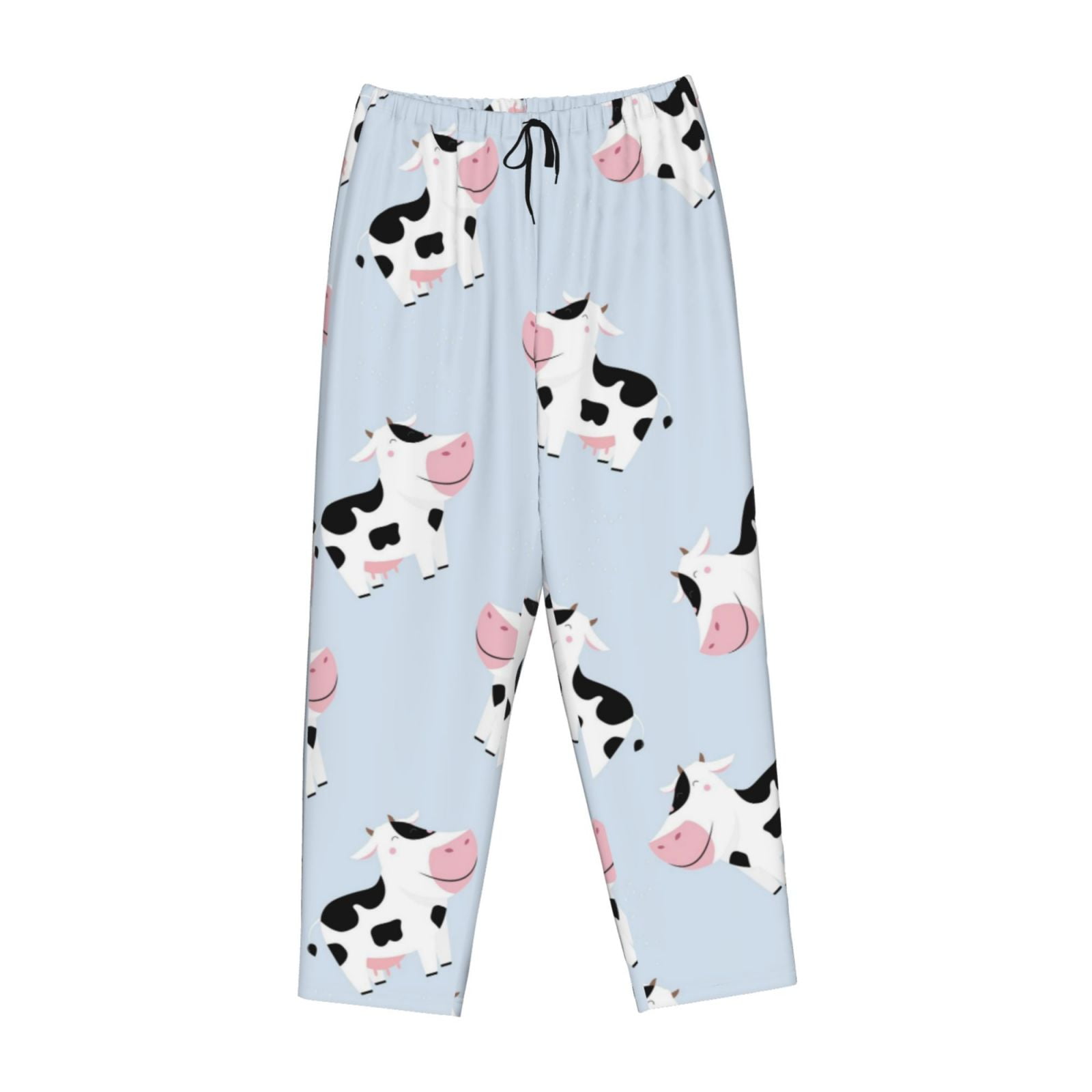 Lsque Cute Farm Cow Print Women's Pajama Pants, Lounge Pant ...