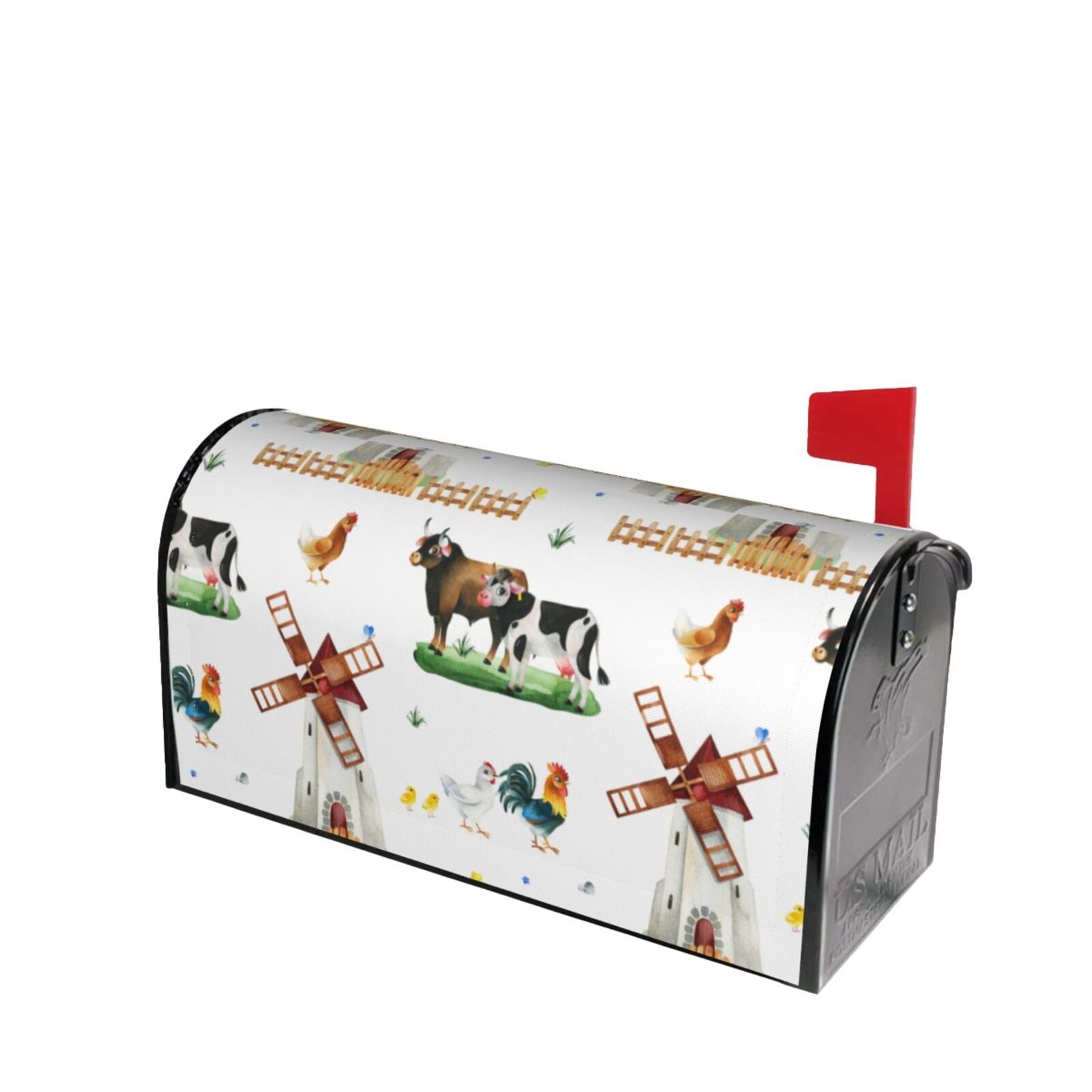 Lsque Cute Farm Mailbox Cover Standard Size ,Magnetic Mailbox Covers ...