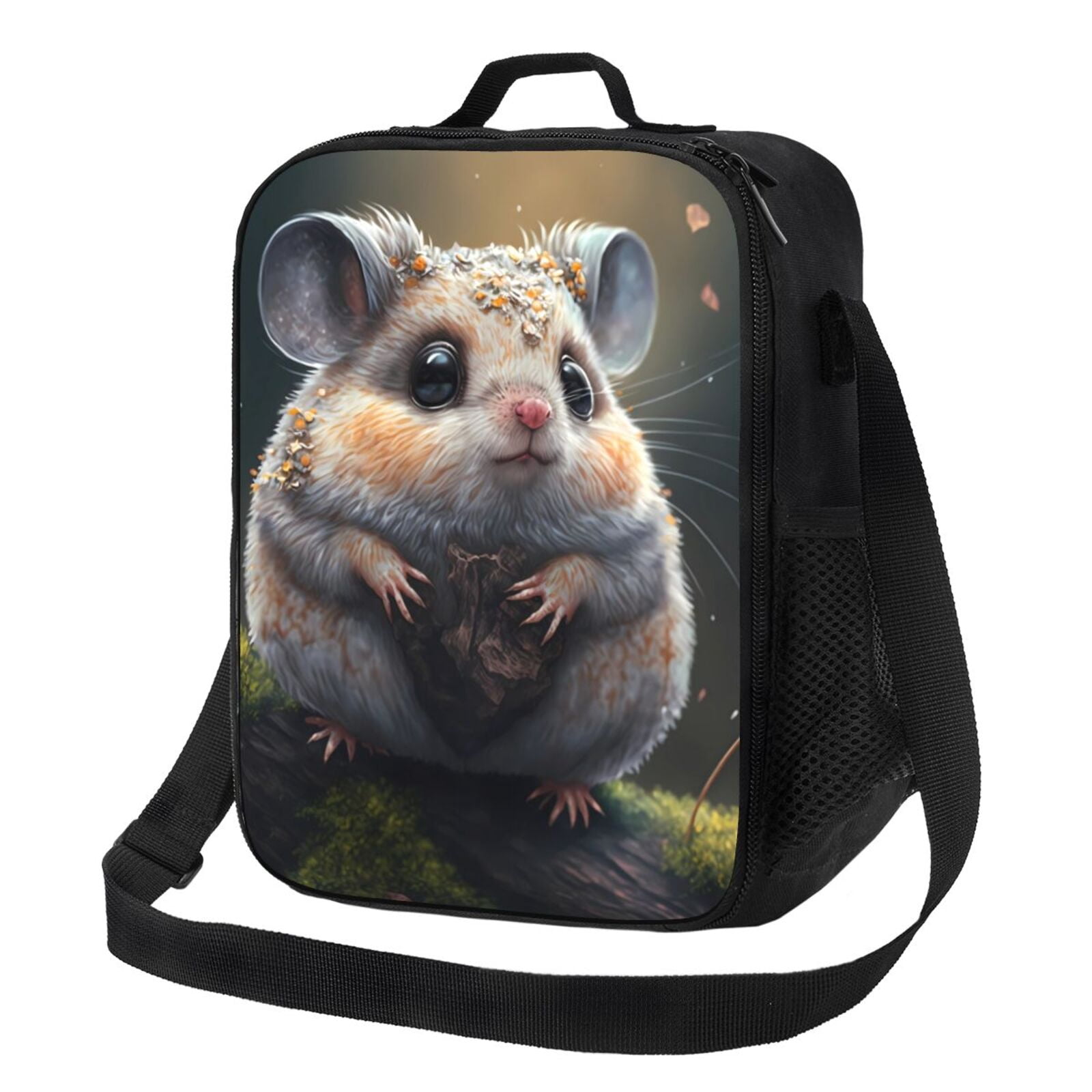 Lsque Cute Fat Ball Branch Lunch Bag Lunch Box for Women Men Reusable ...
