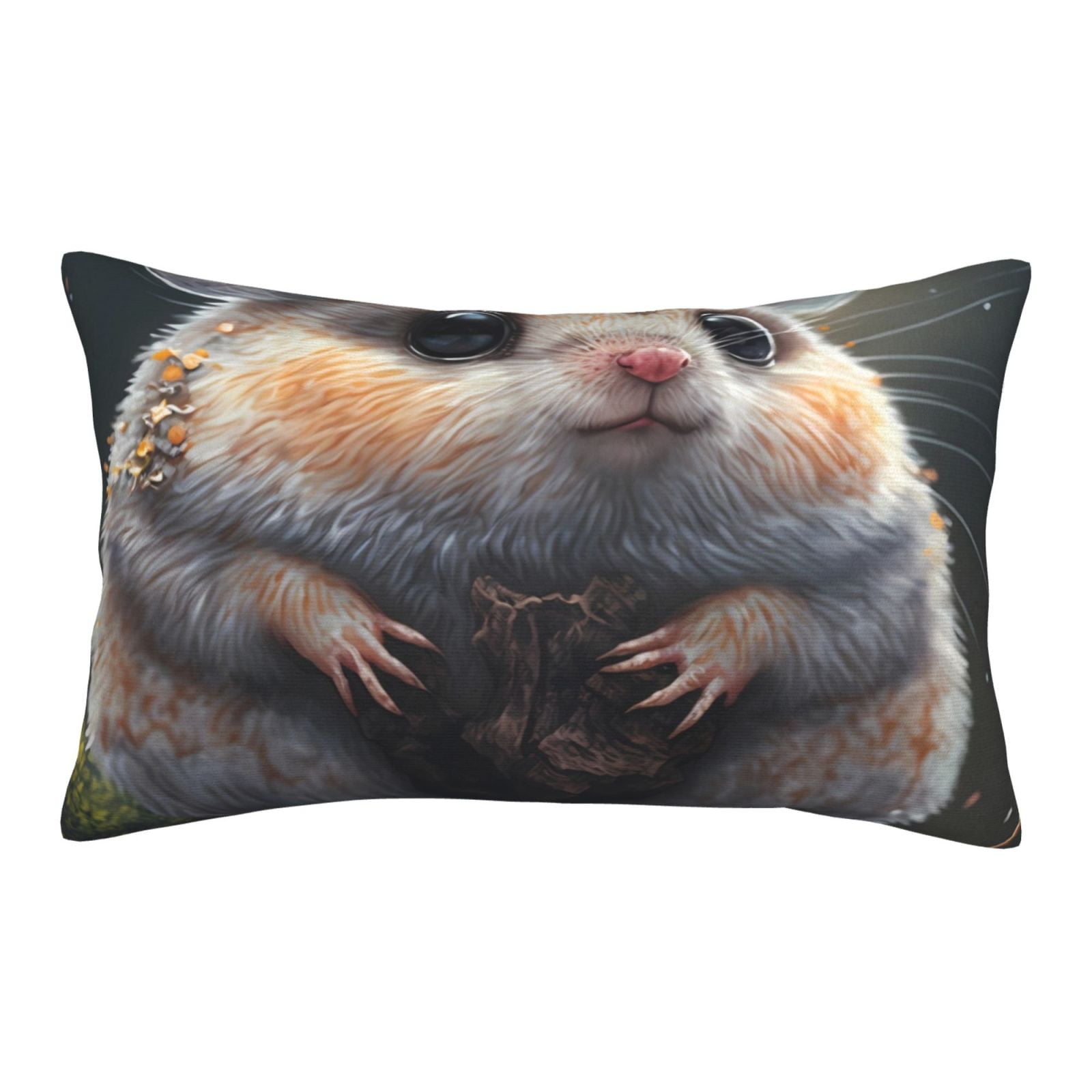 Lsque Cute Fat Ball Branch Pattern Pillow Case – Soft & Cozy Throw ...