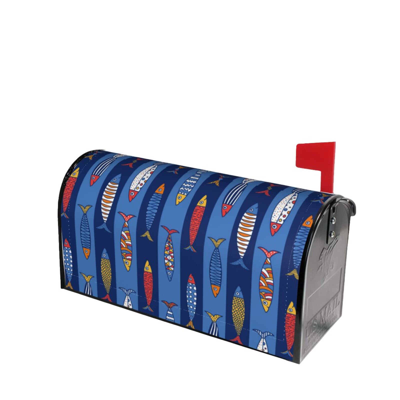 Lsque Cute Fish Mailbox Cover Standard Size ,Magnetic Mailbox Covers ...
