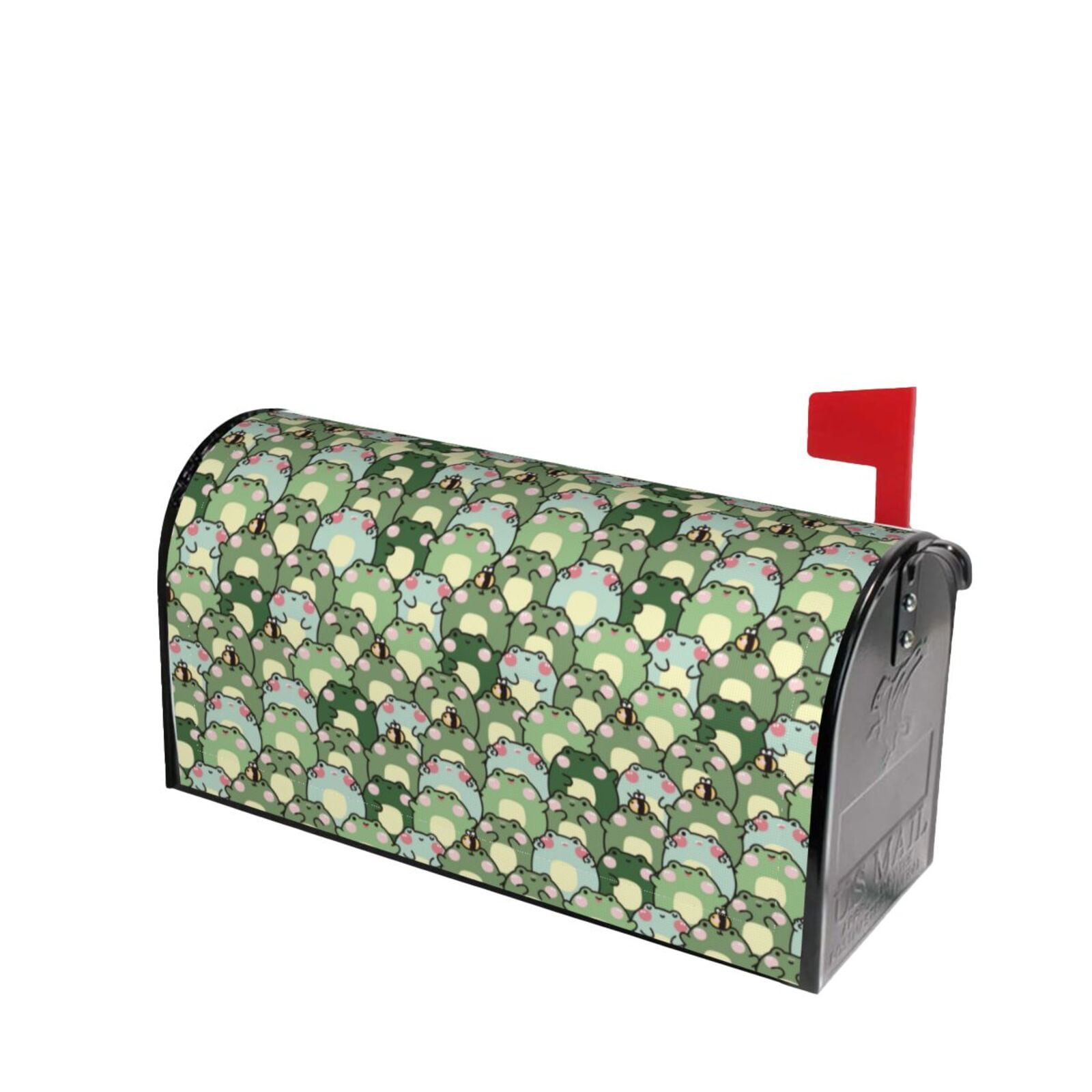 Lsque Cute Frog Mailbox Cover Standard Size ,Magnetic Mailbox Covers ...