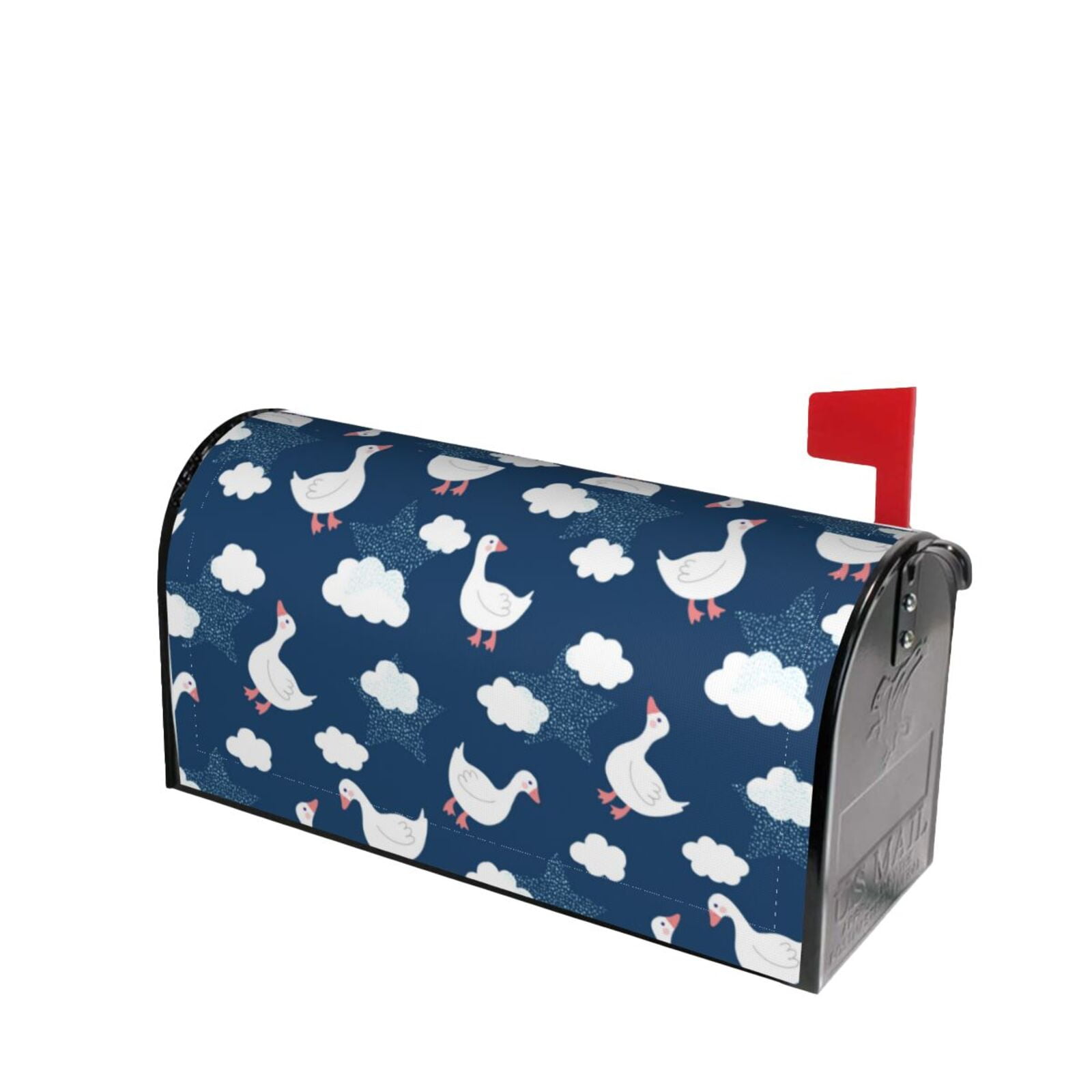 Lsque Cute Goose On Blue Sky Mailbox Cover Standard Size ,Magnetic ...