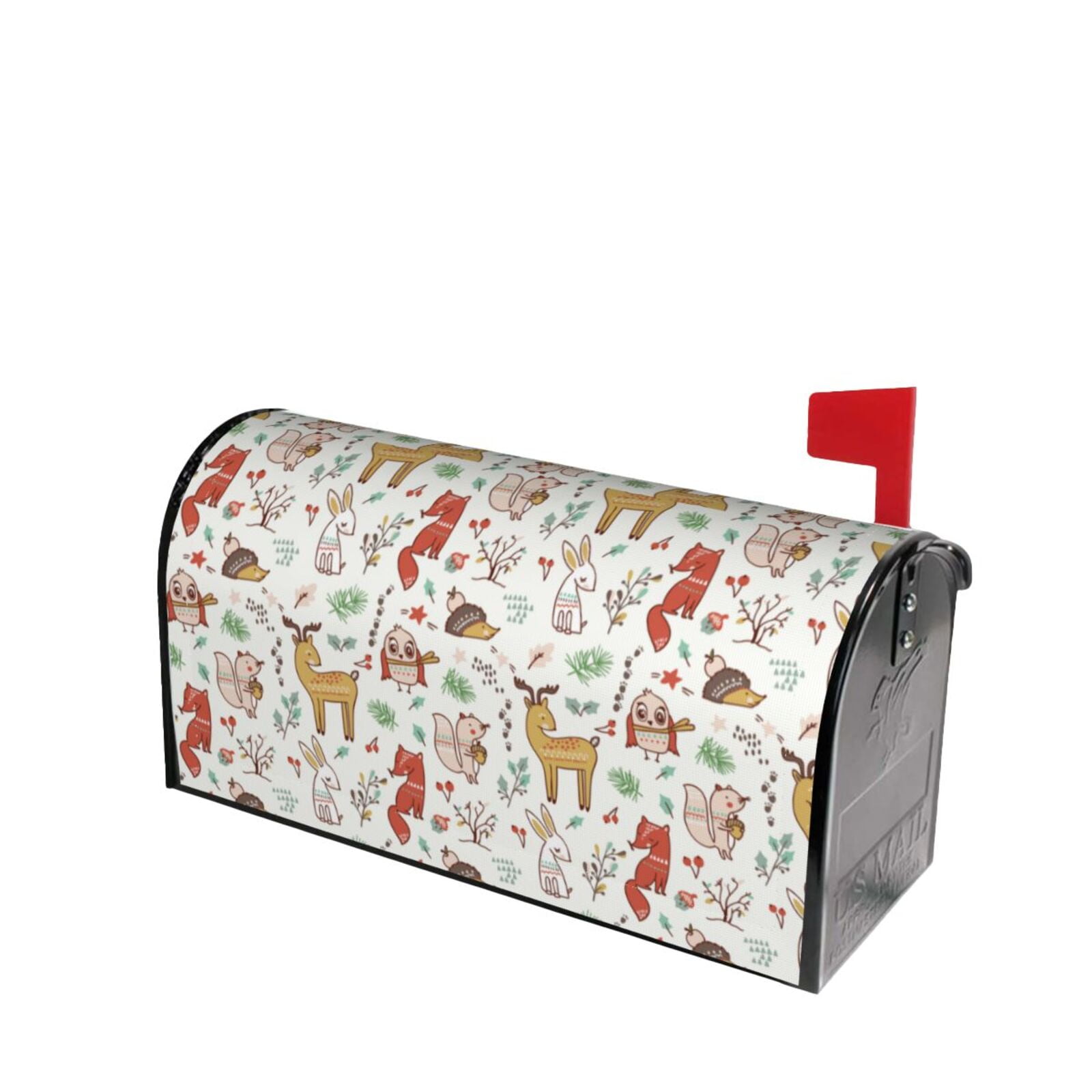 Lsque Cute Little Animals Mailbox Cover Standard Size ,Magnetic Mailbox ...
