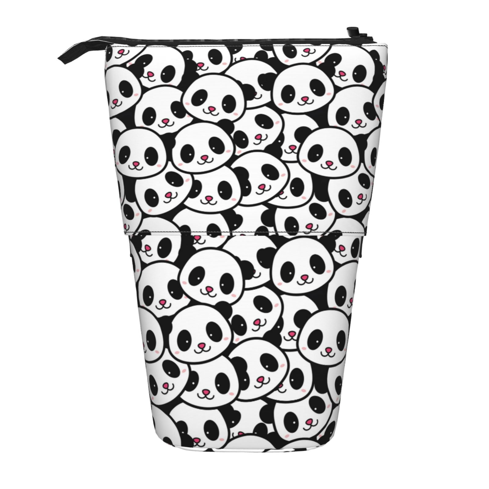 Lsque Cute Panda Face Pattern Telescopic Pencil Bag Pen Holder ...
