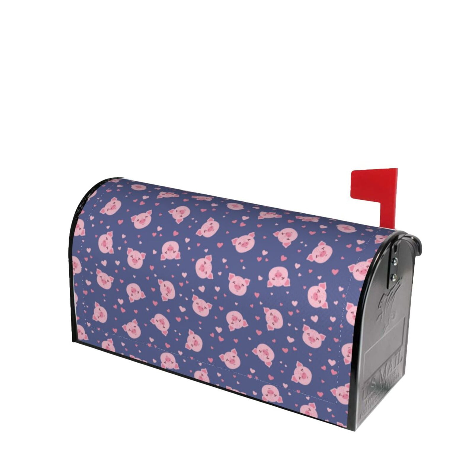 Lsque Cute Pig Mailbox Cover Standard Size ,Magnetic Mailbox Covers ...