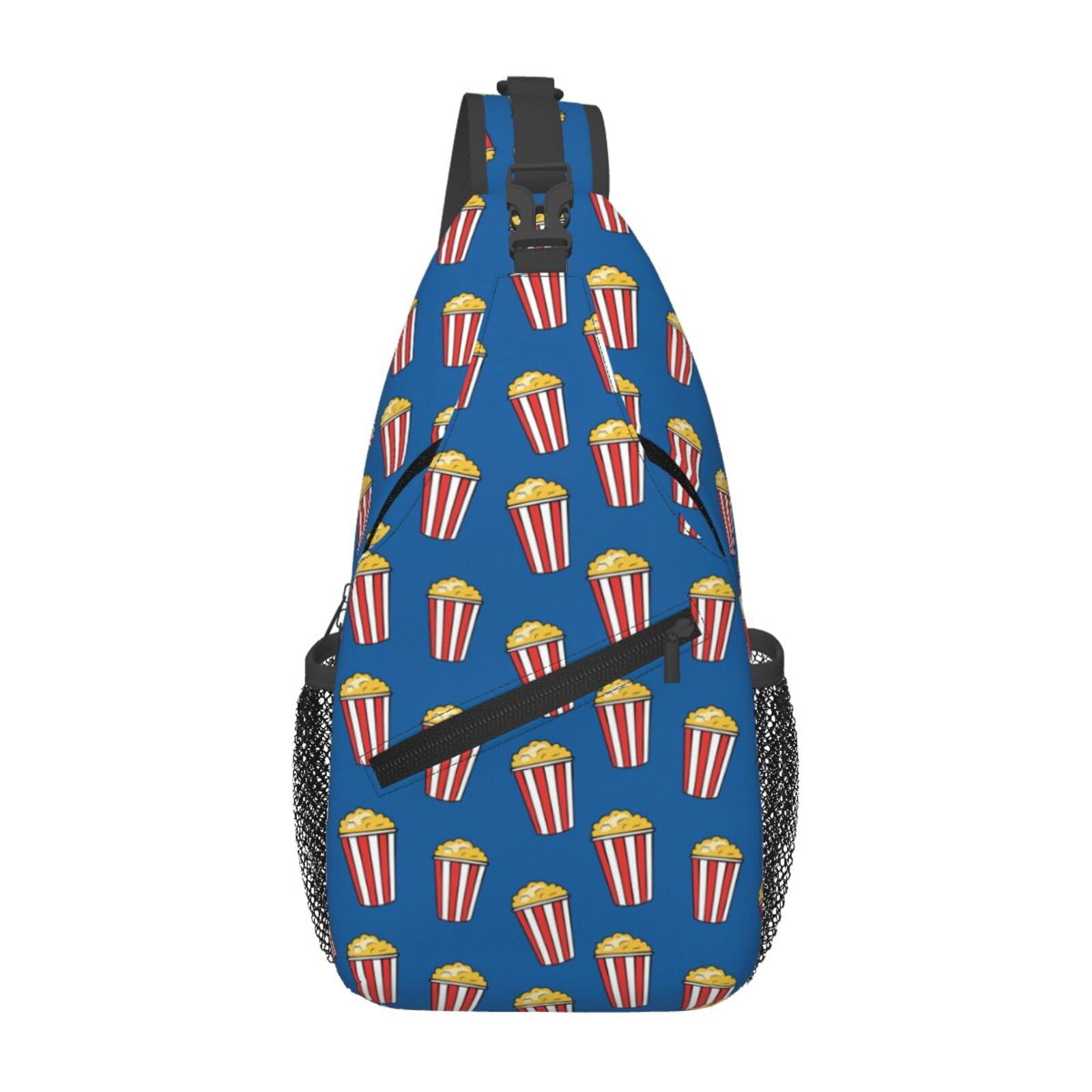 Lsque Cute Popcorn Pattern Cross Chest Bag Diagonally – Premium Durable ...