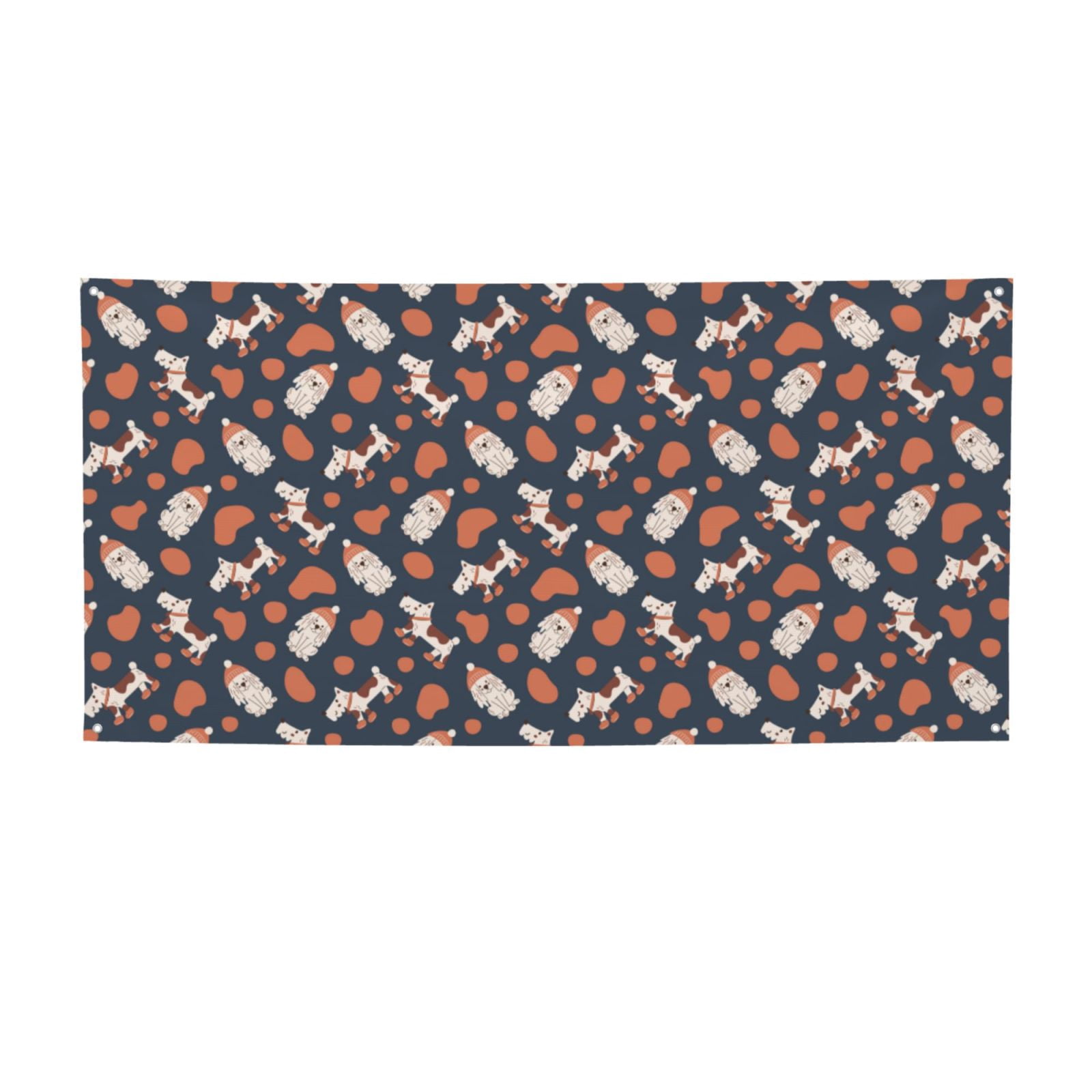 Lsque Cute Puppy Pattern Party Banner, Festive Banner , Holiday ...