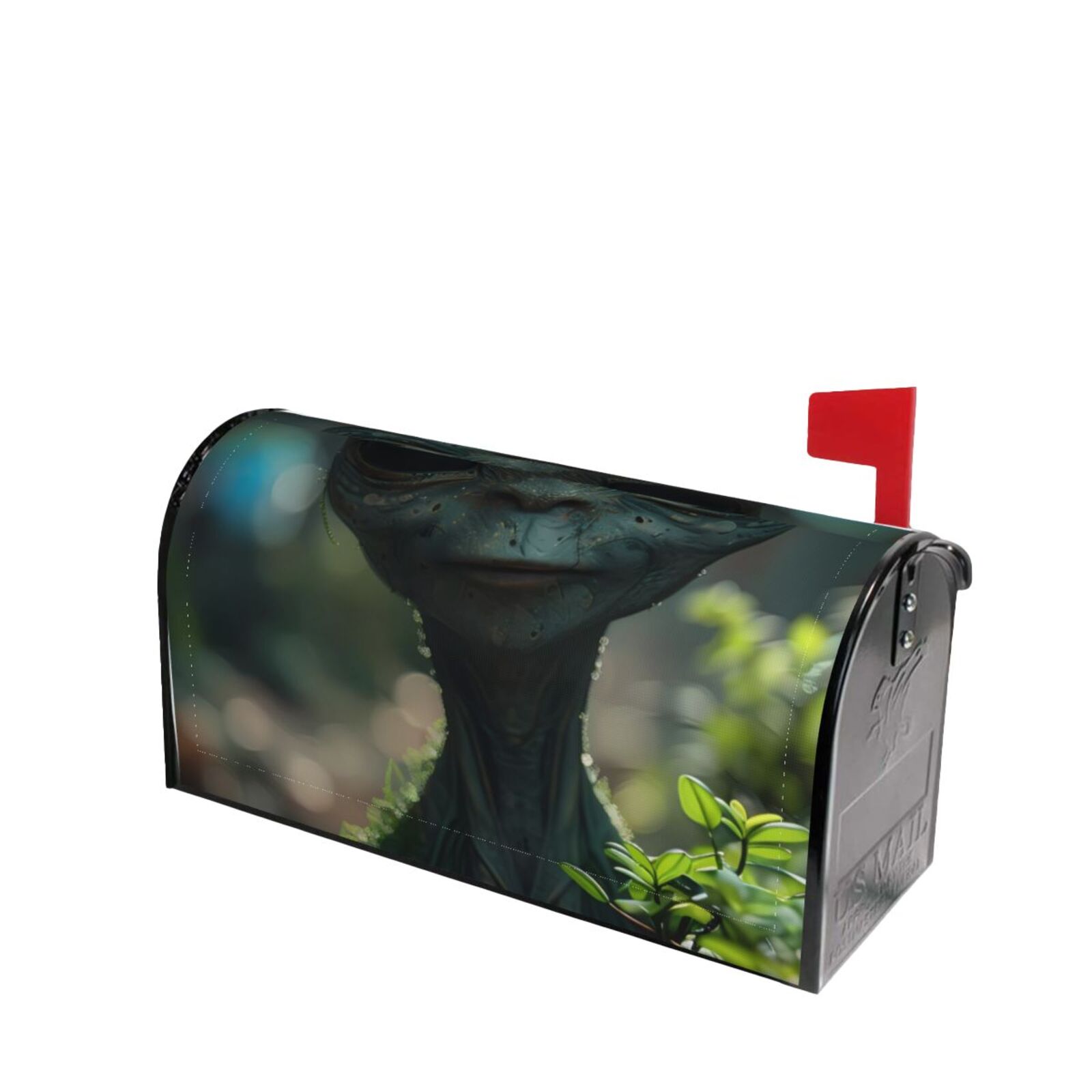 Lsque Cute Saucerman With Big Eyes Mailbox Cover Standard Size ...