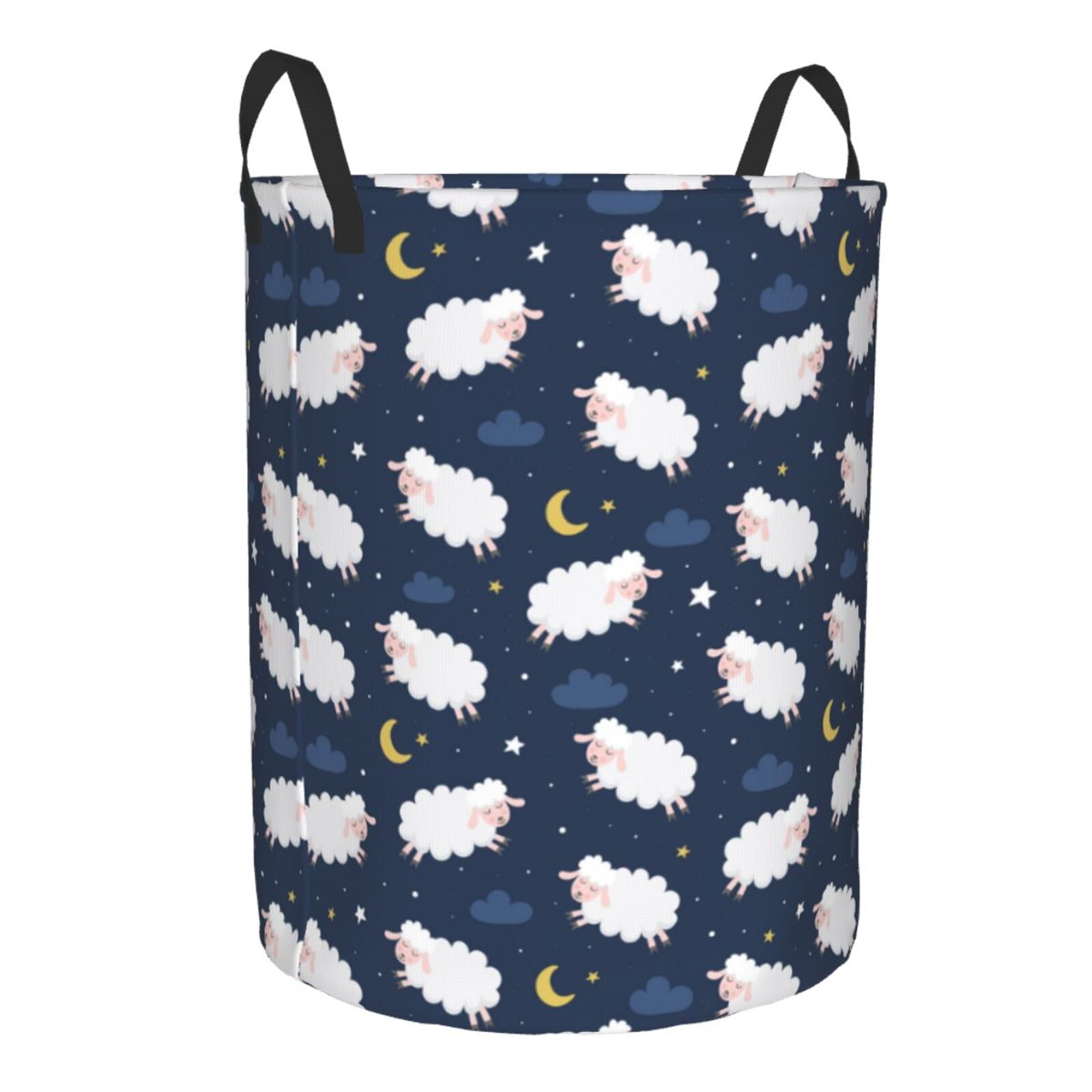 Lsque Cute Sheep 1 pattern Laundry Hamper Basket, Tall Woven Rope ...