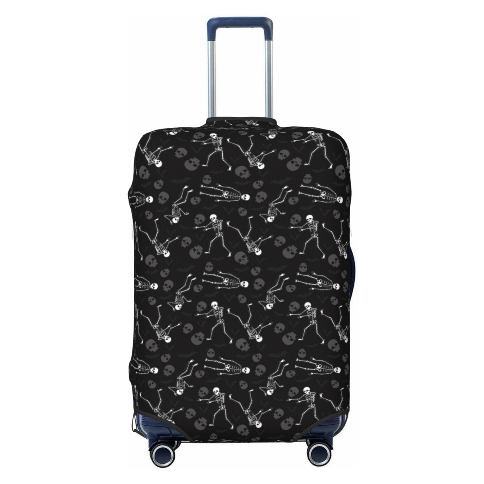 Lsque Cute Skull Printed Luggage Cover, Travel Luggage Protector ...