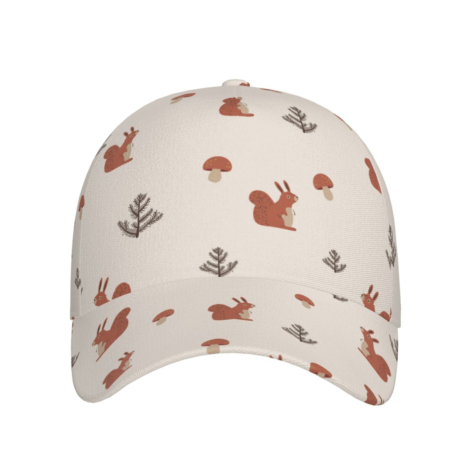 Lsque Cute Squirrel Baseball Cap Trucker Low Profile Hat Golf Dad Hat ...