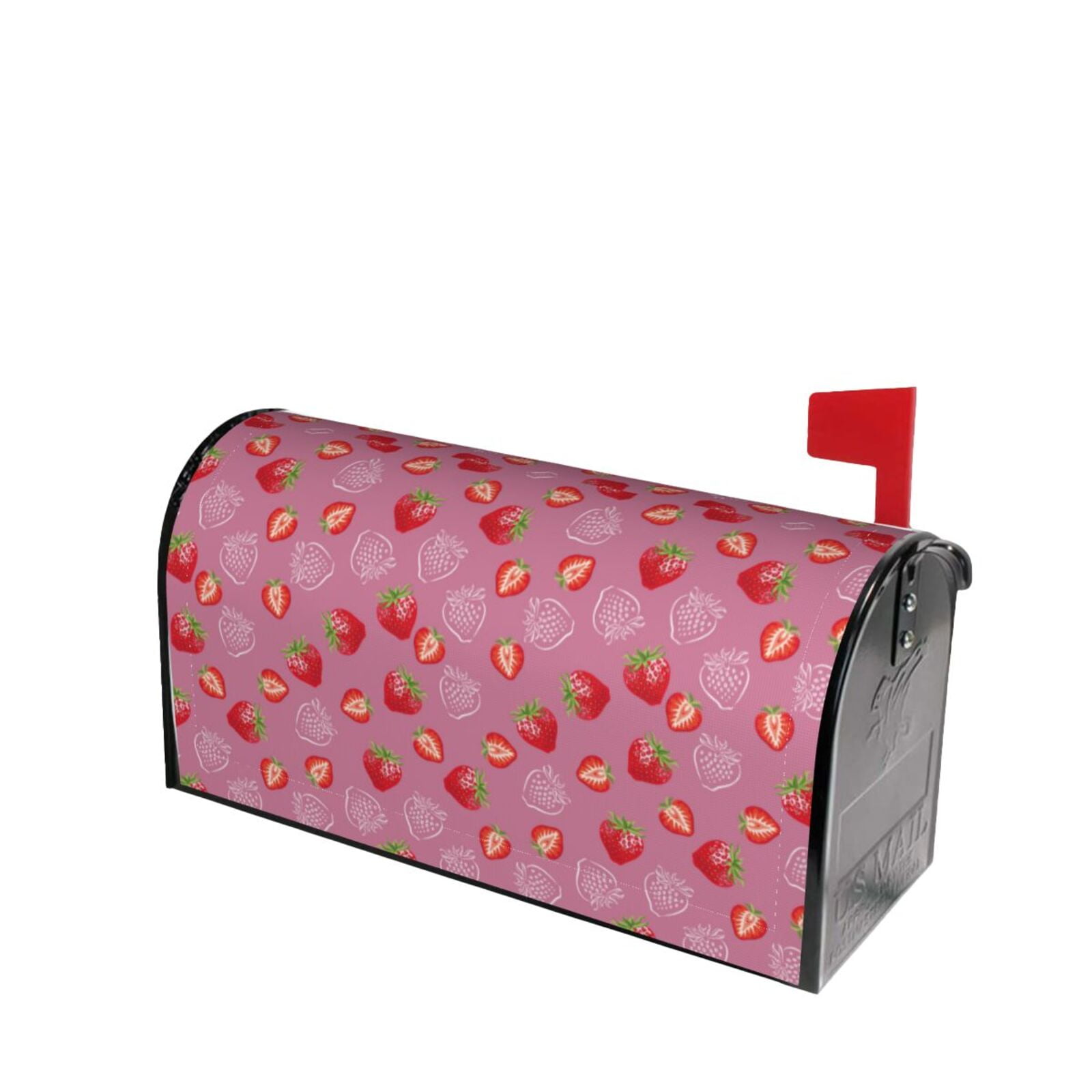 Lsque Cute Strawberry Mailbox Cover Standard Size ,Magnetic Mailbox ...