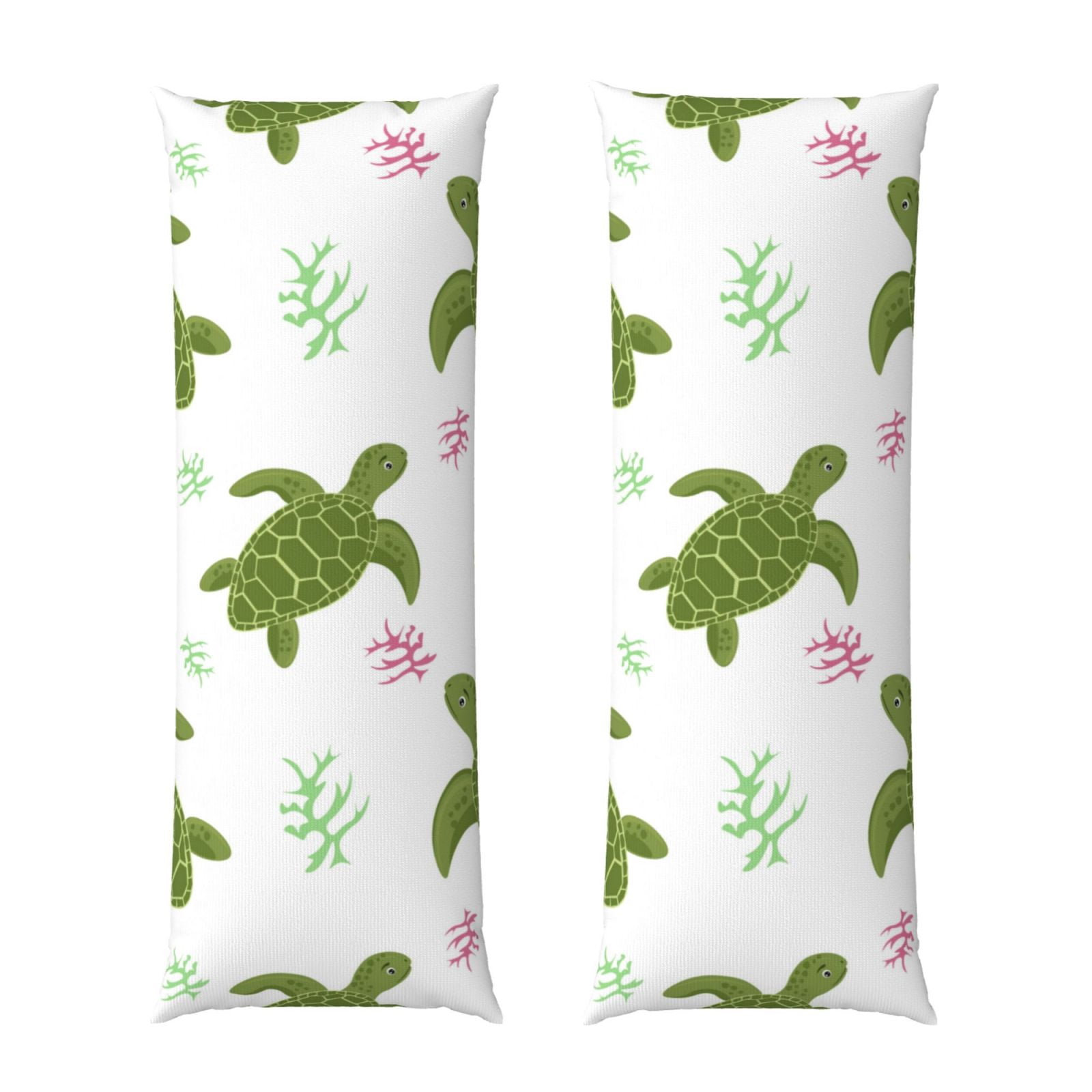 Lsque Cute Turtle Body Pillow Case Cover,Ultra-Soft Microfiber Bed ...