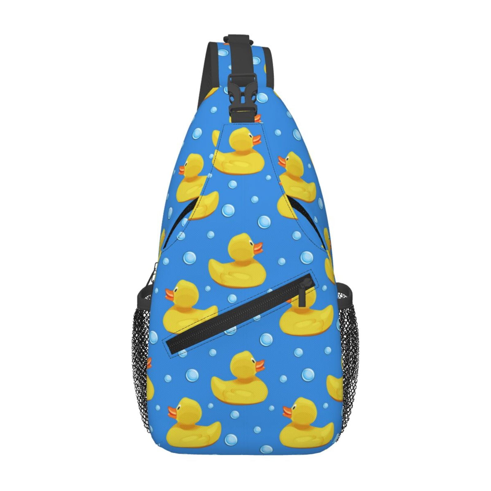 Lsque Cute Yellow Rubber Ducks Pattern Cross Chest Bag Diagonally ...