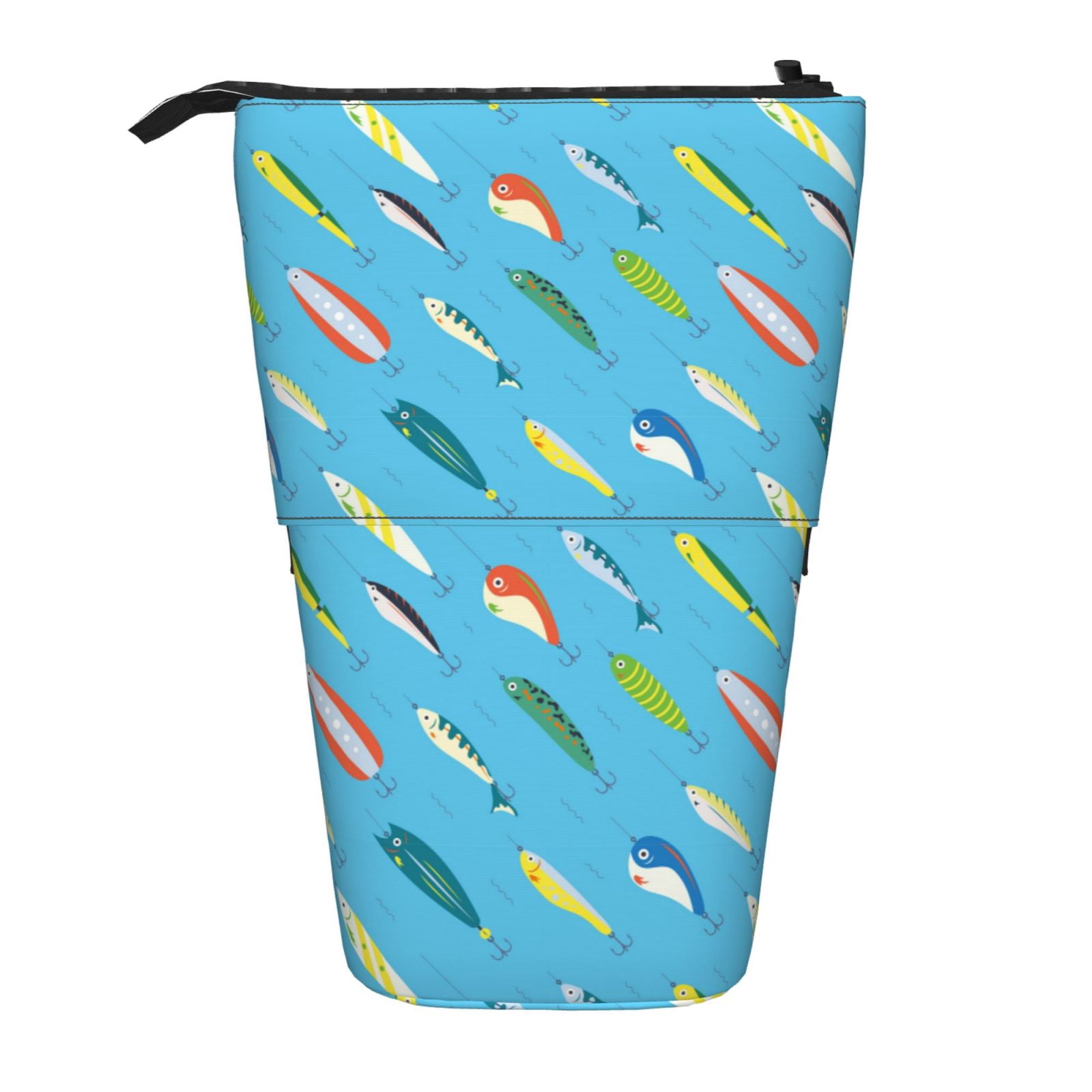 Lsque Different Color Fishing Bait Pattern Telescopic Pencil Bag Pen ...