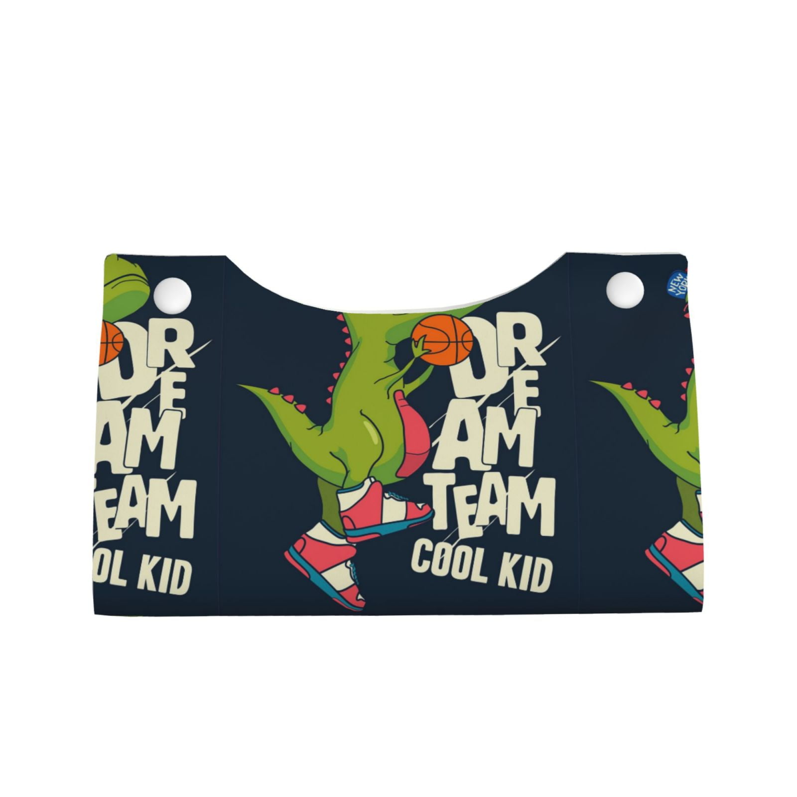 Lsque Dinosaur Basketball Player Printed Long Tissue Box Cover Holder ...