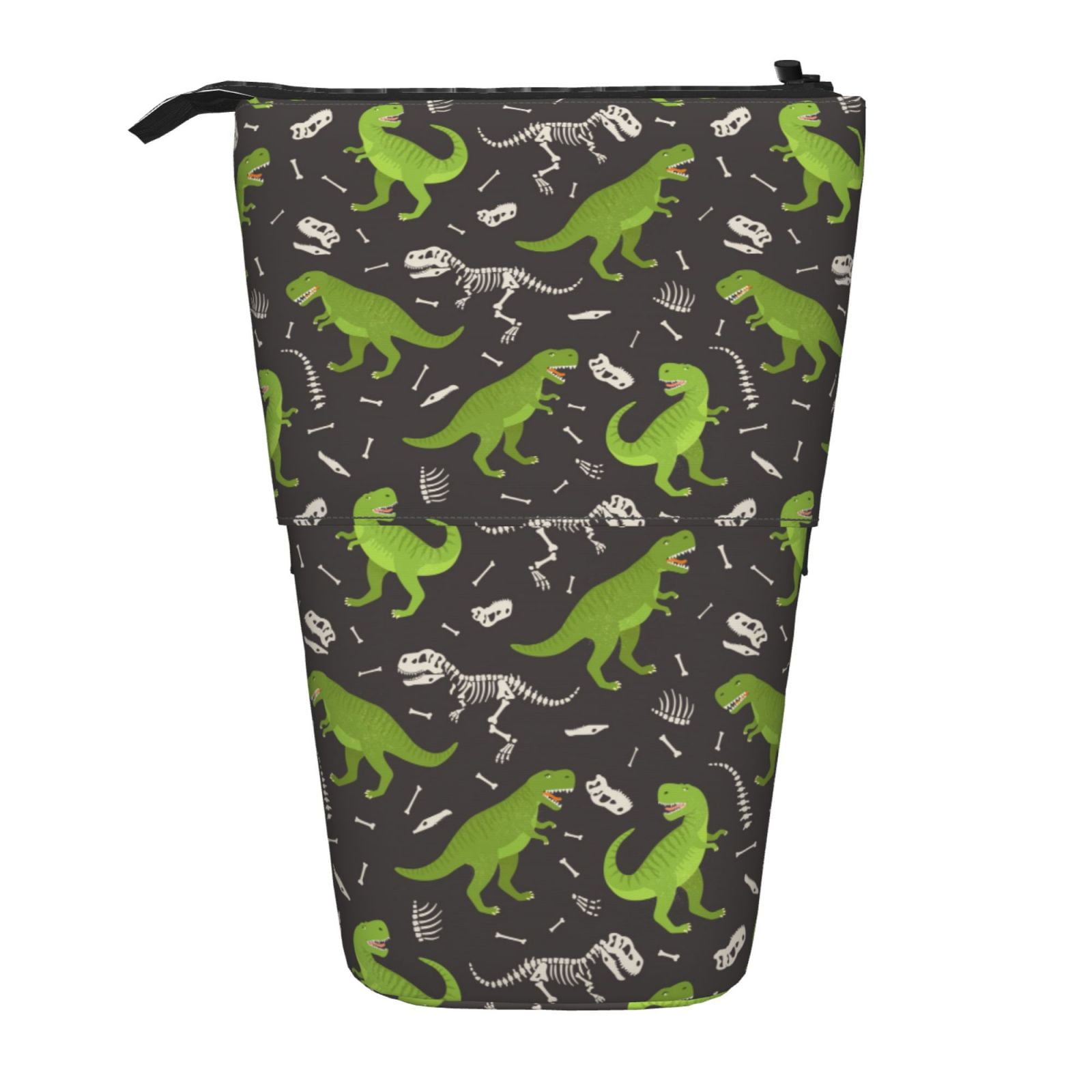 Lsque Dinosaur Skeleton Pattern Telescopic Pencil Bag Pen Holder ...