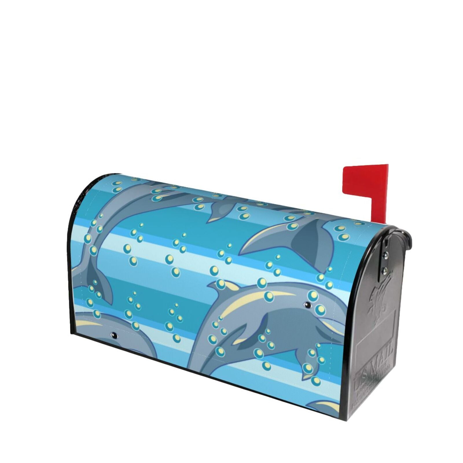 Lsque Dolphin Mailbox Cover Standard Size ,Magnetic Mailbox Covers Post ...
