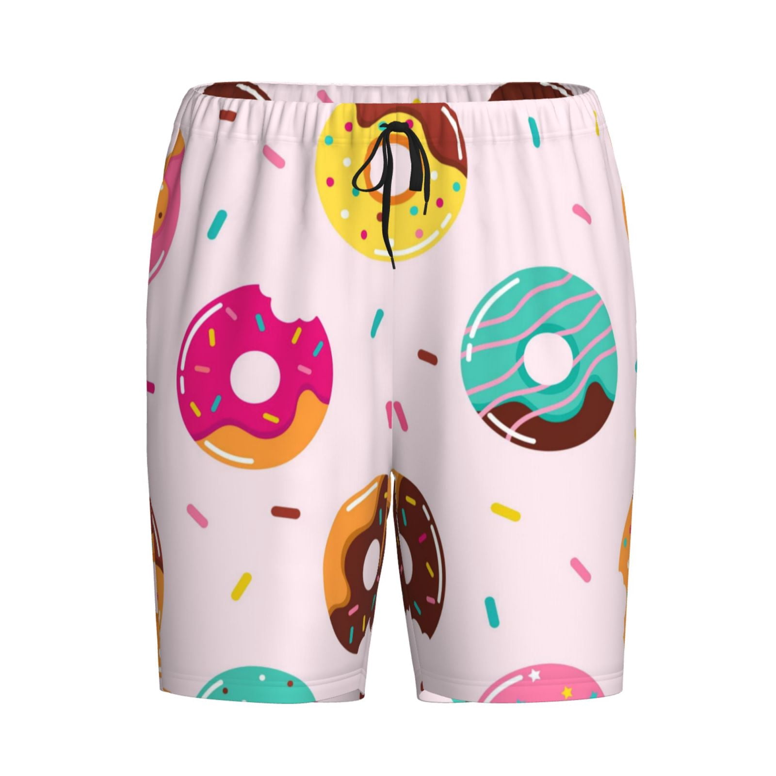 Lsque Donut Mens Sleep Pajama Shorts,Short Pajama Pants, Cotton Ultra ...