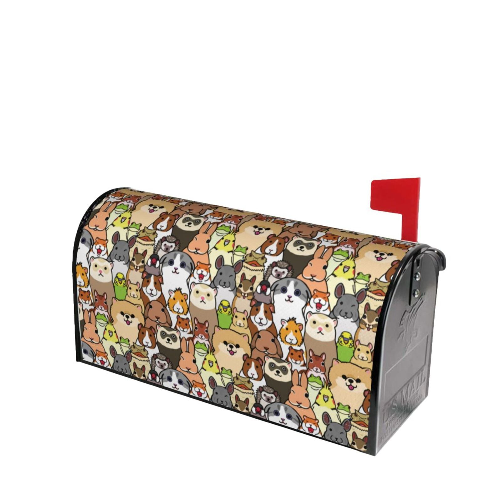 Lsque Doodle Pet Animals Face Mailbox Cover Standard Size ,Magnetic ...