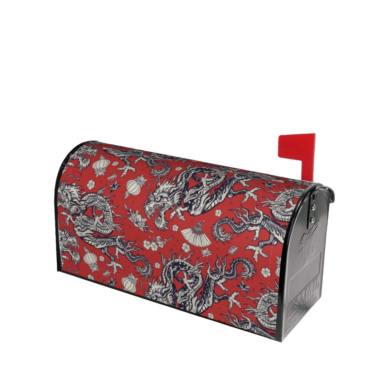 Lsque Dragons2 Mailbox Cover Standard Size ,Magnetic Mailbox Covers ...