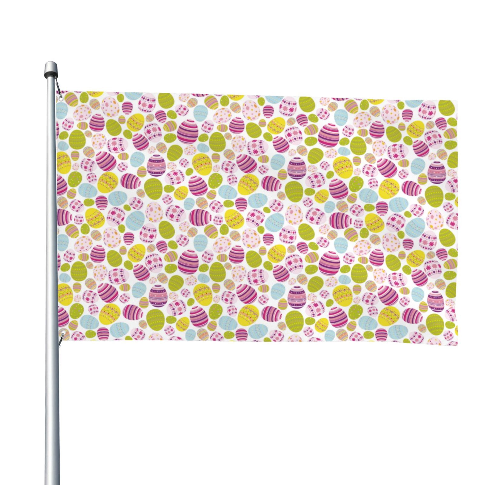 Lsque Easter Egg Pattern Flag,Easter Egg Printed Garden Flag 48 x 72 in ...