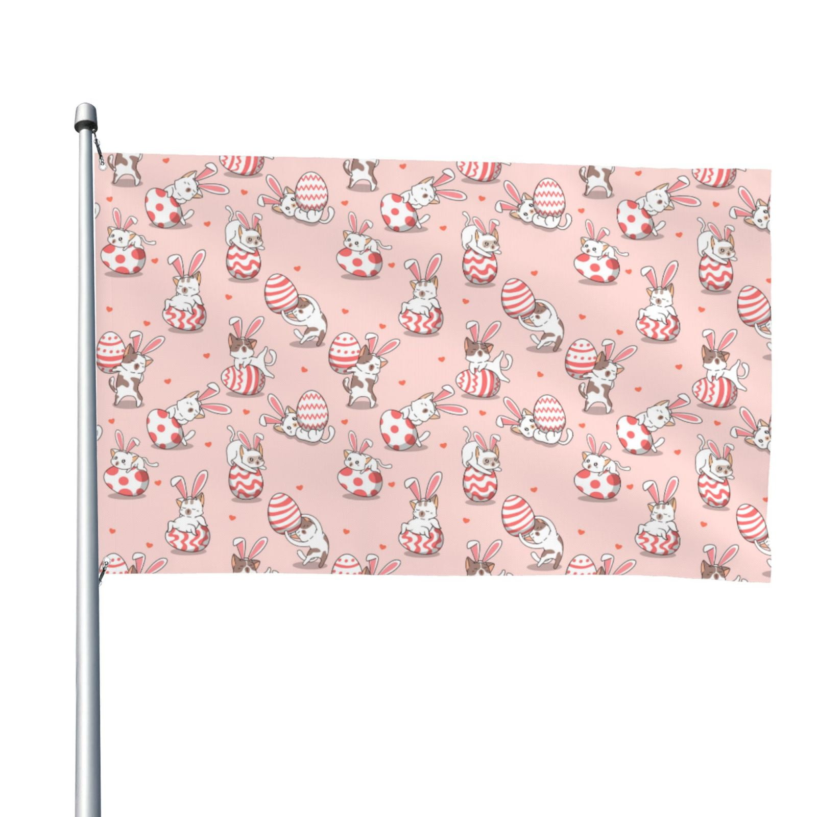 Lsque Easter Rabbit Pattern Flag,Easter Rabbit Printed Garden Flag 48 x ...