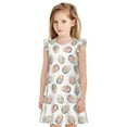 Lsque Easter eggs with flowers Printed Girls' Nightgown, Soft & Cute ...
