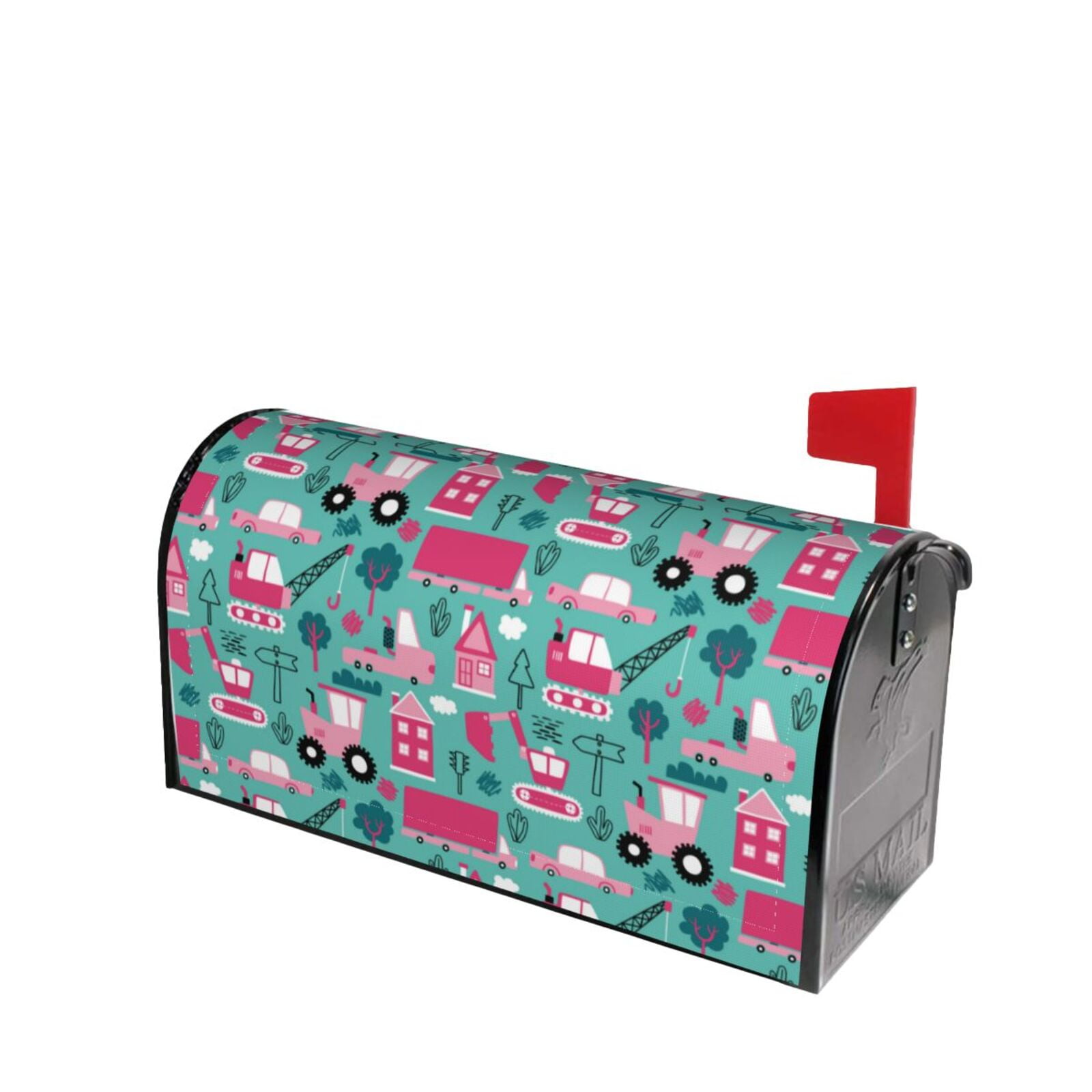 Lsque Excavator Mailbox Cover Standard Size ,Magnetic Mailbox Covers ...